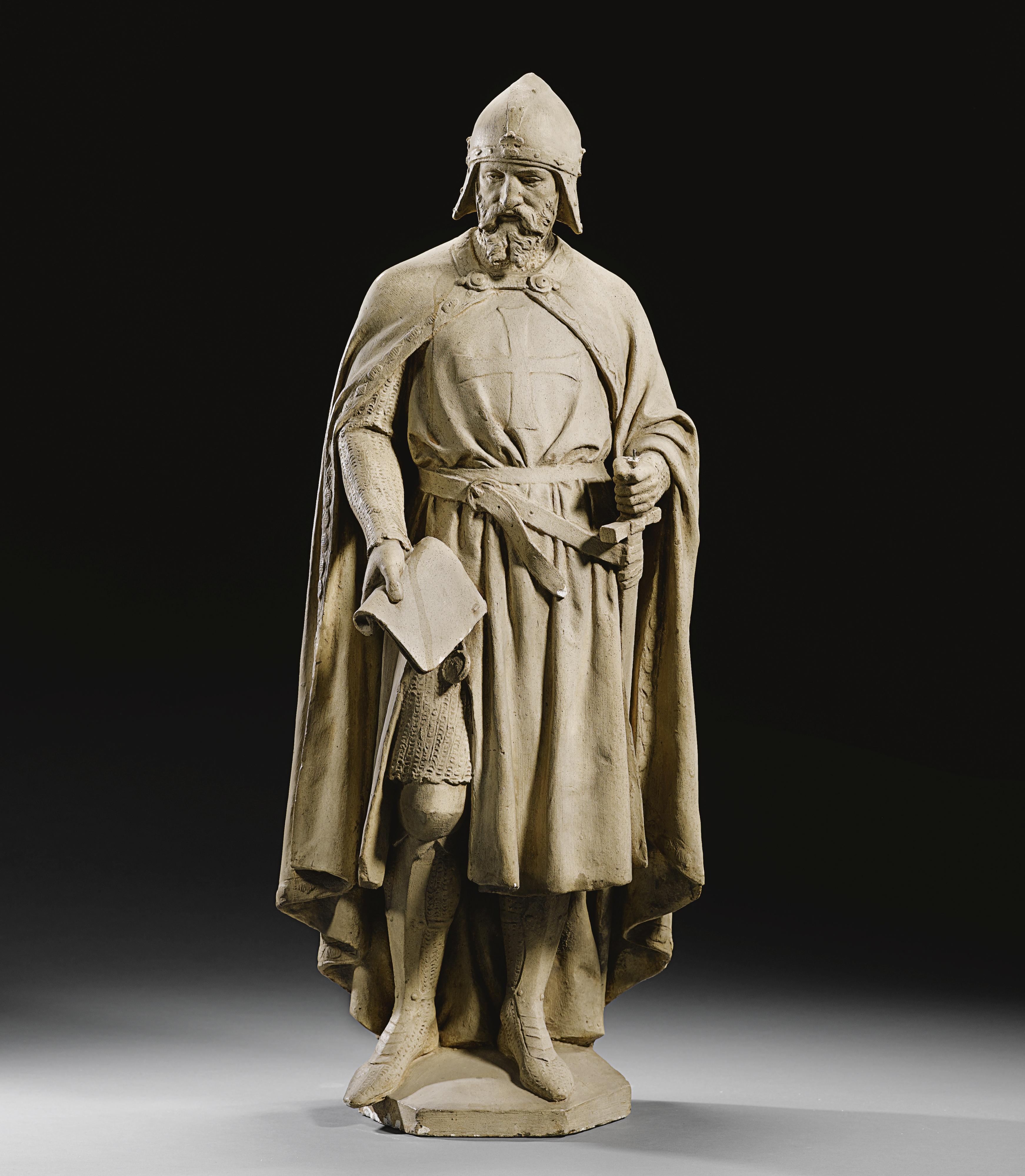 Knight With A Sword And A Deed (Early Germanic King?) by Josef Beyer ...