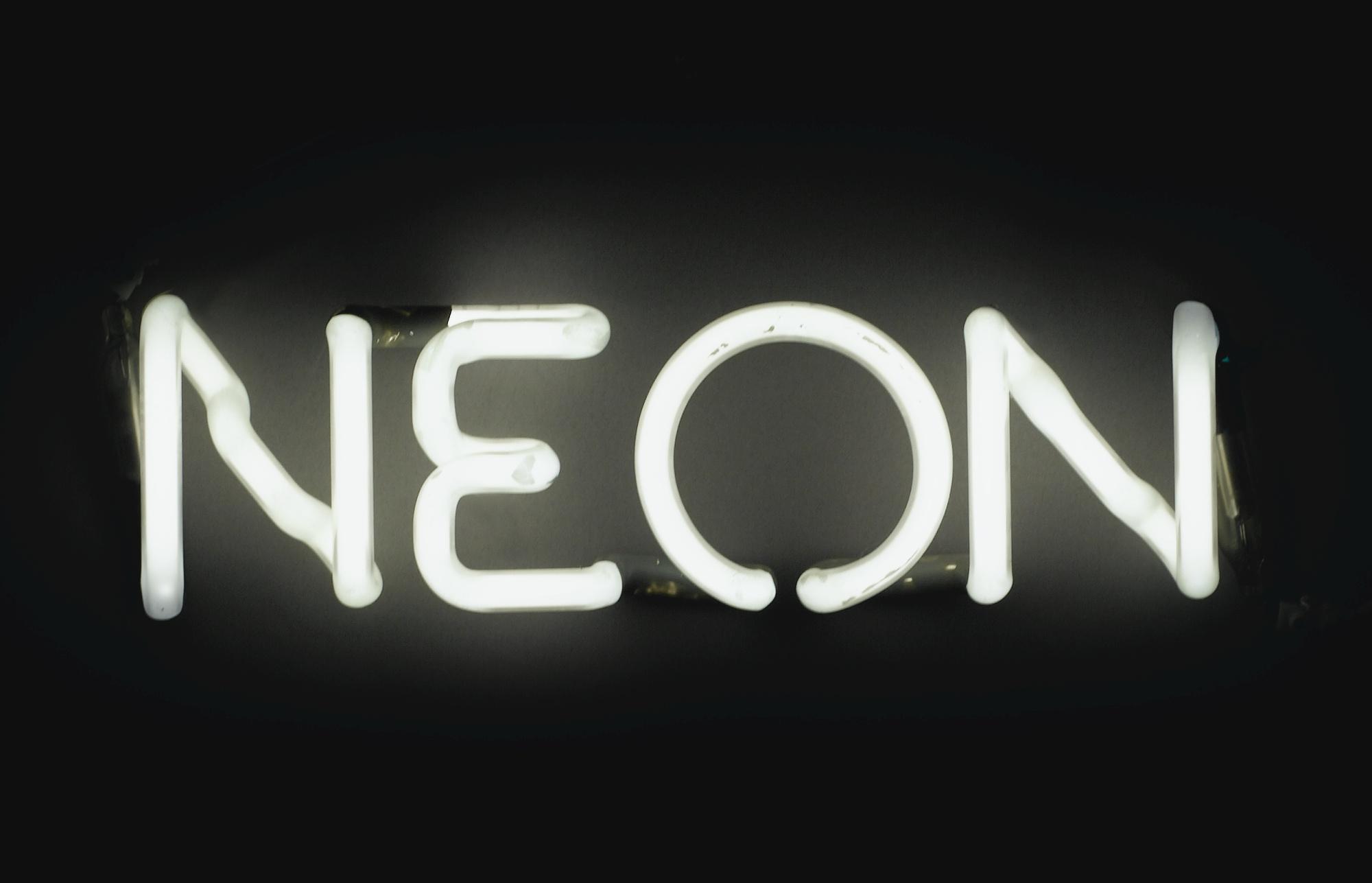 Neon (Self-Defined)Neon Tubing, Wire And Transformer. Executed In 1965 ...