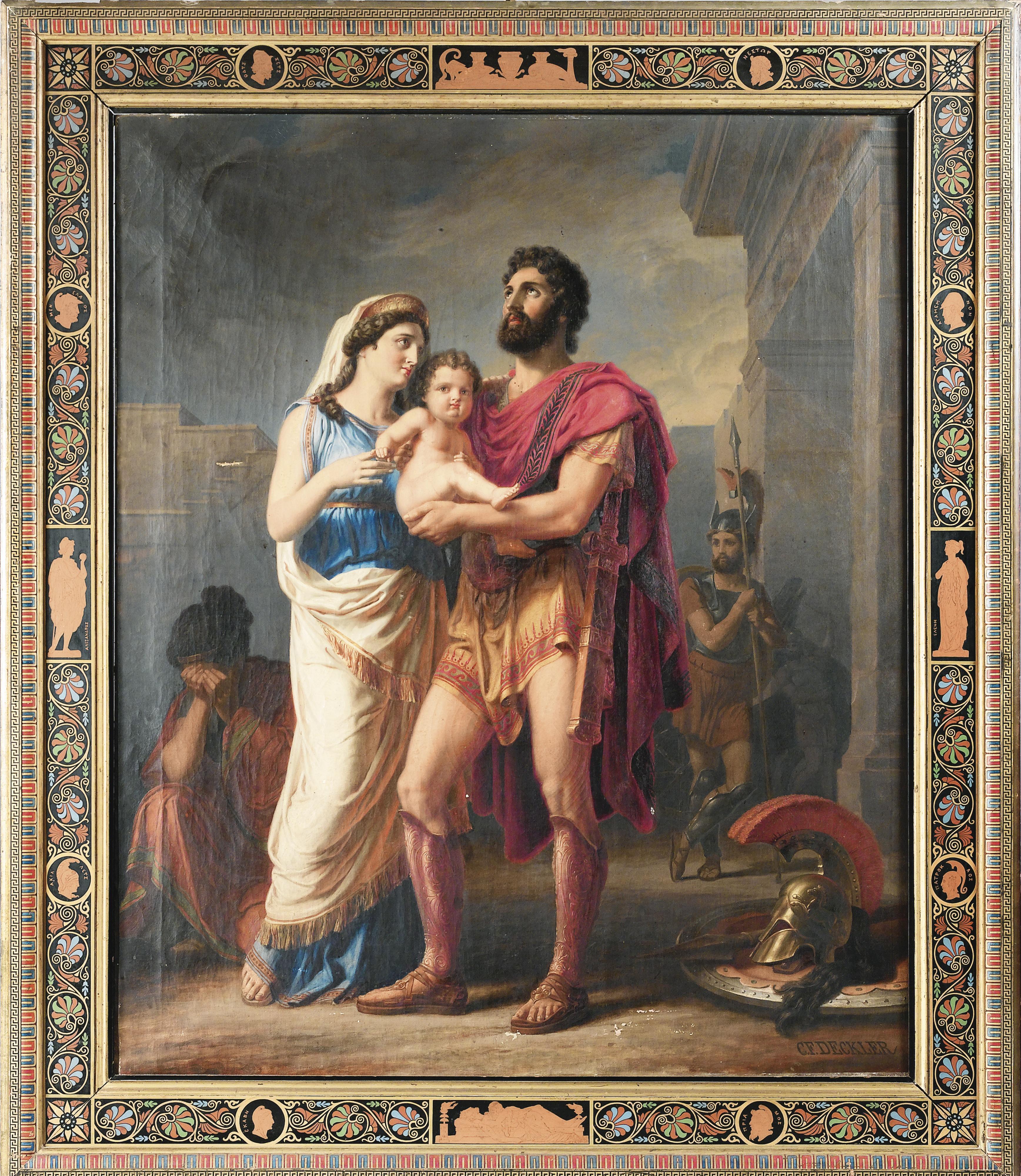 Les Adieux D'Hector À Andromaque Et Astyanaxkarl-Friedrich Deckler ...