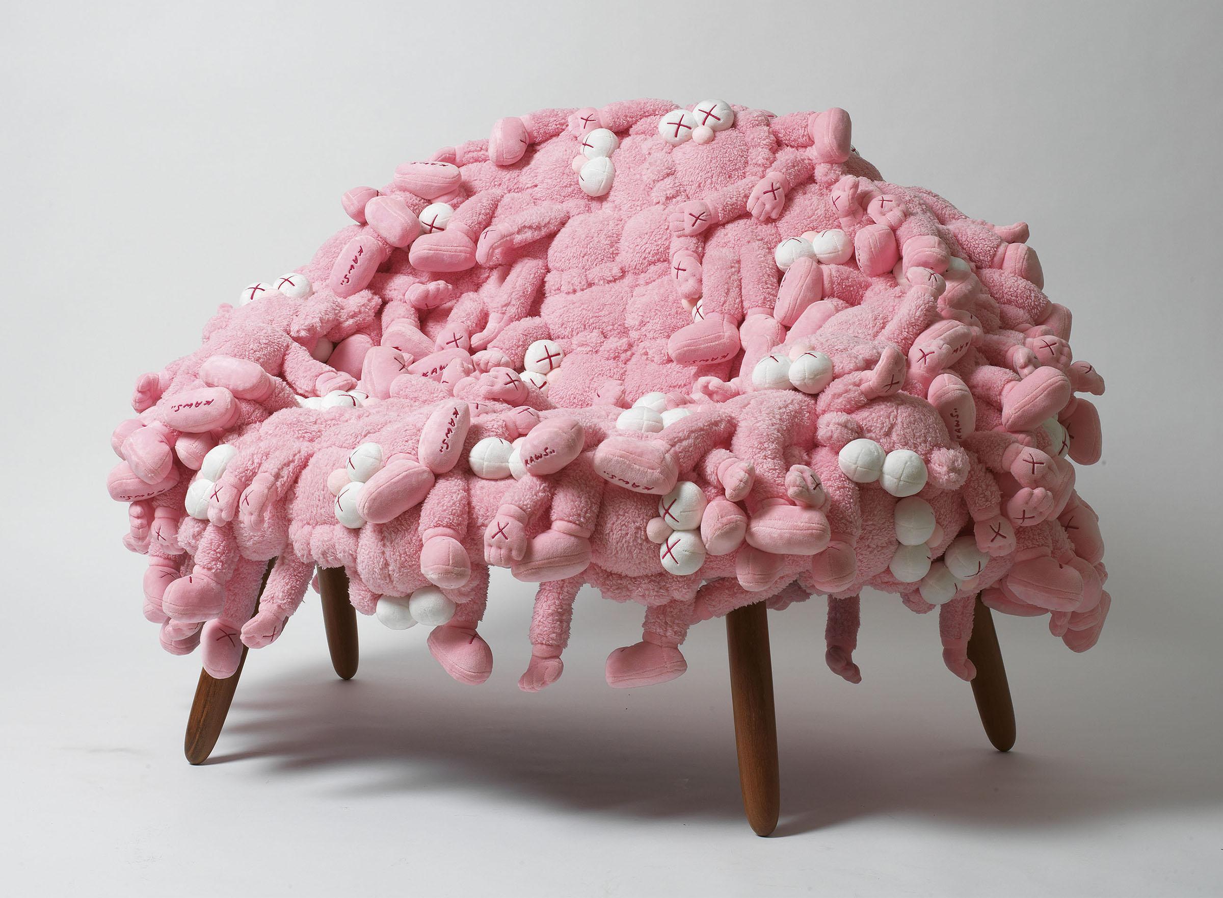 KAWS CHAIR PINK by Kaws & Fernando Campana & Humberto Campana | Art.Salon