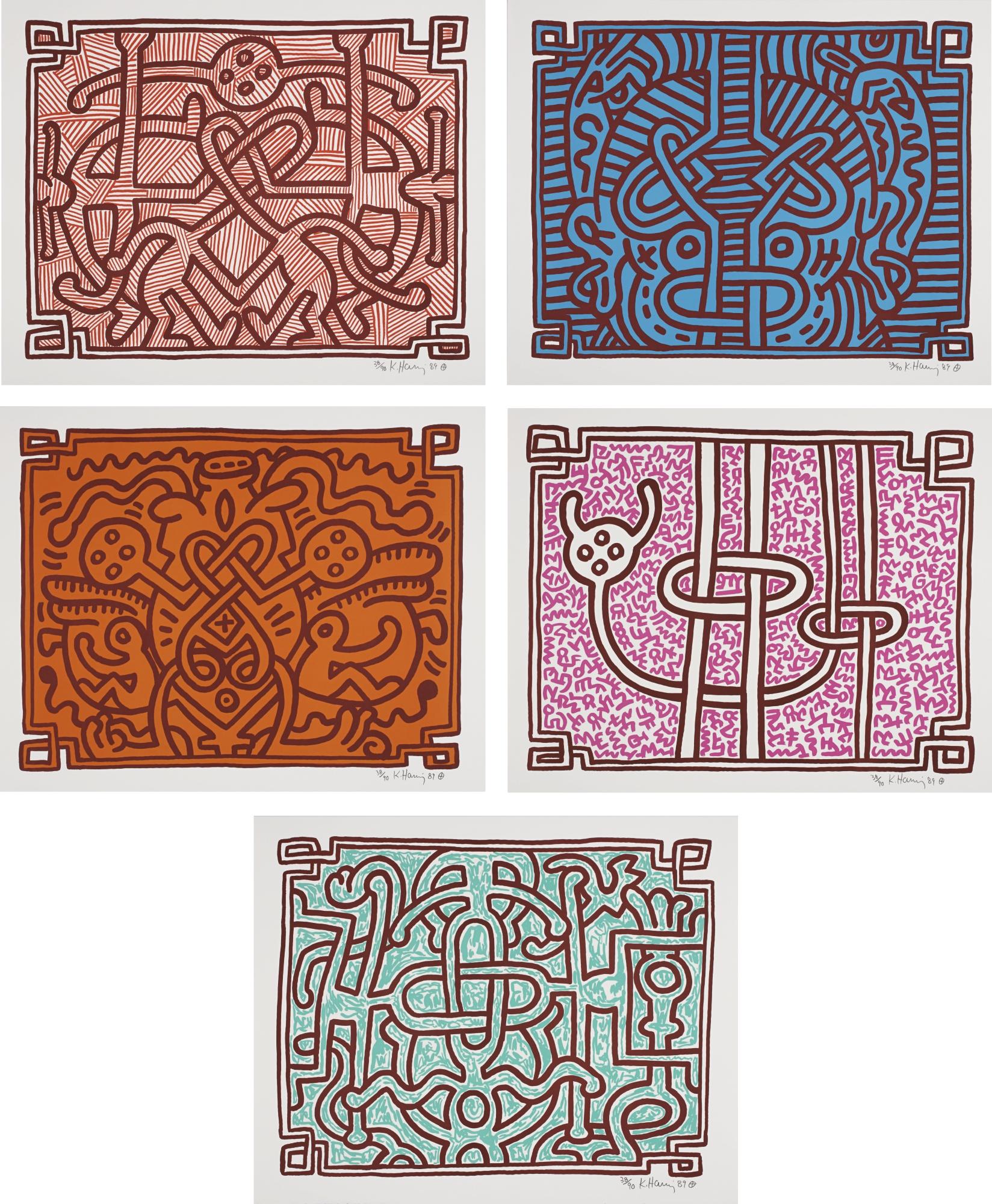 Chocolate Buddha (L. Pp. 122-125) by Keith Haring | Art.Salon