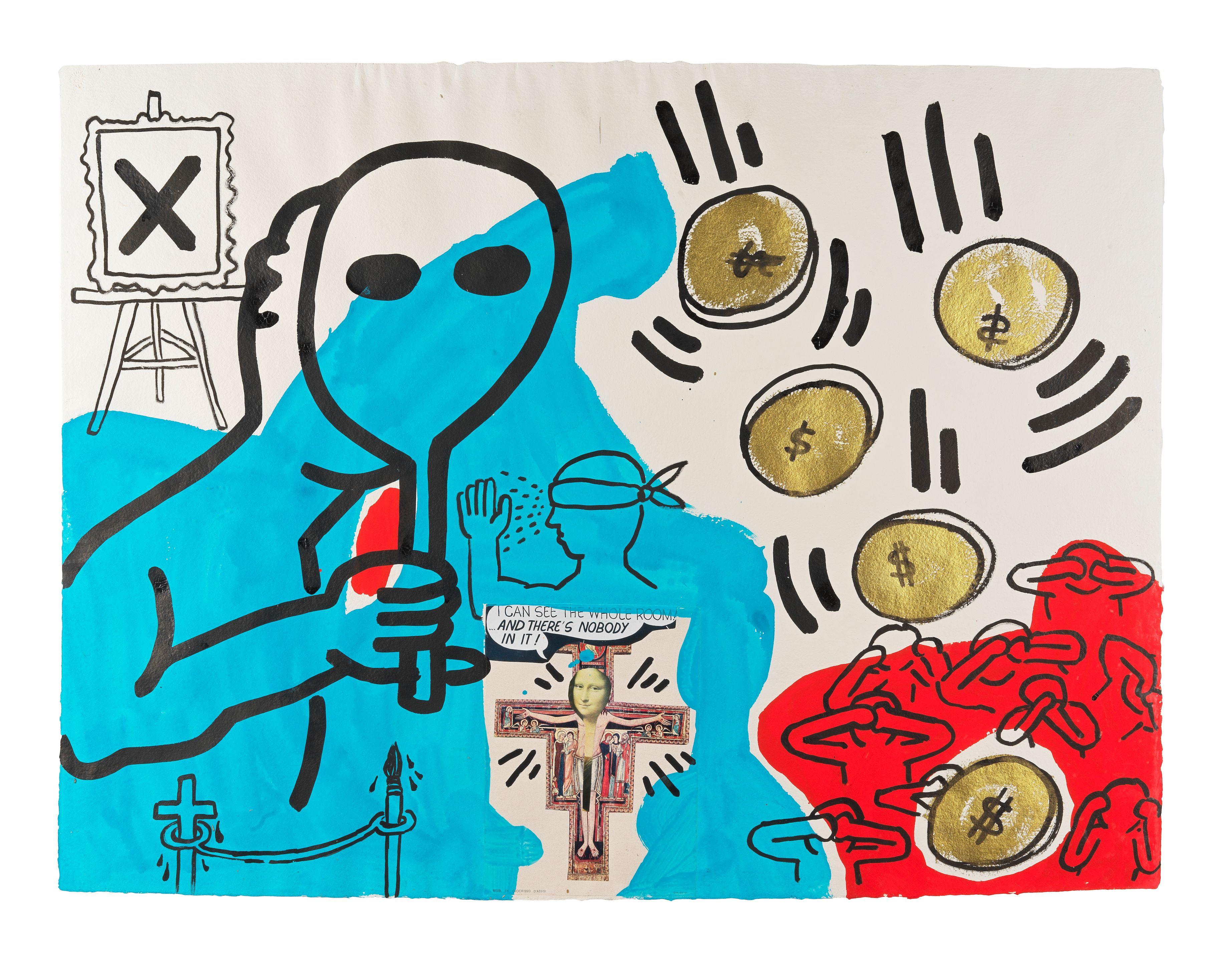 I can see the whole room ... and there's nobody in it by Keith Haring ...