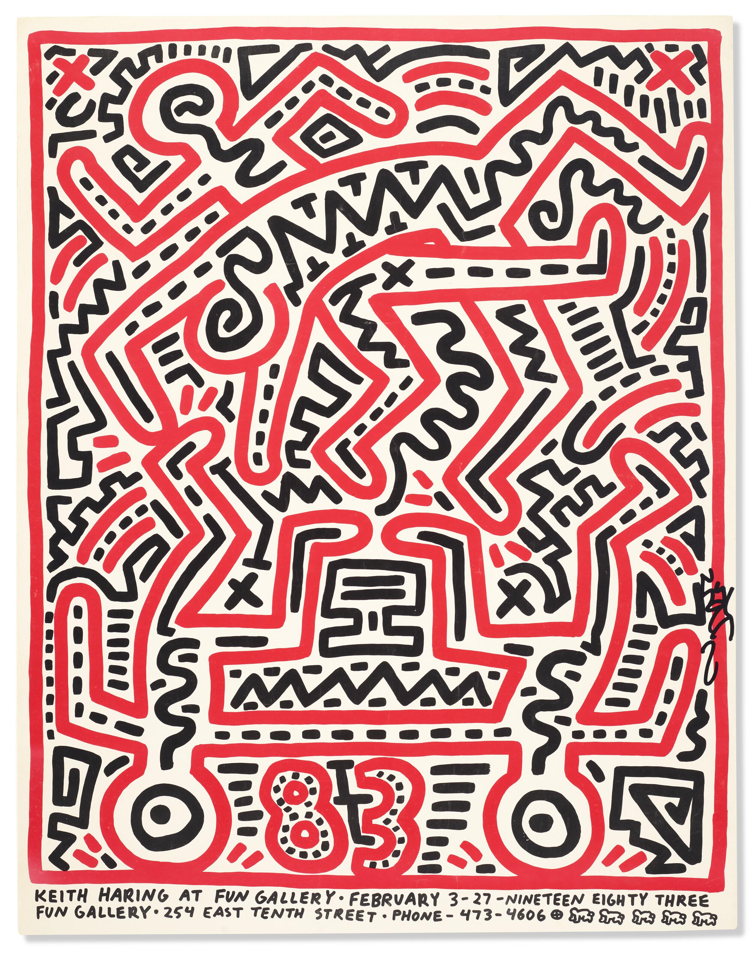 Keith Haring at FUN Gallery by Keith Haring | Art.Salon