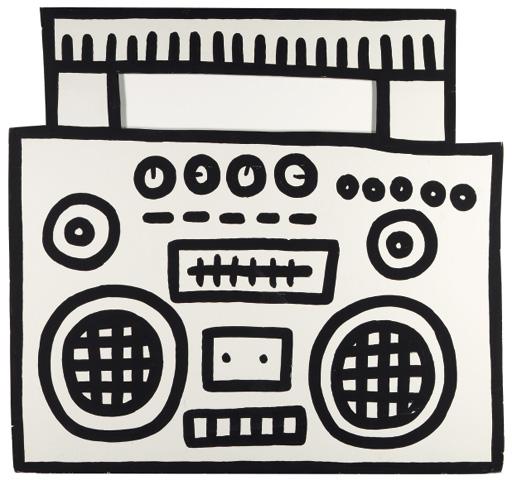 Untitled (Boombox) by Keith Haring | Art.Salon