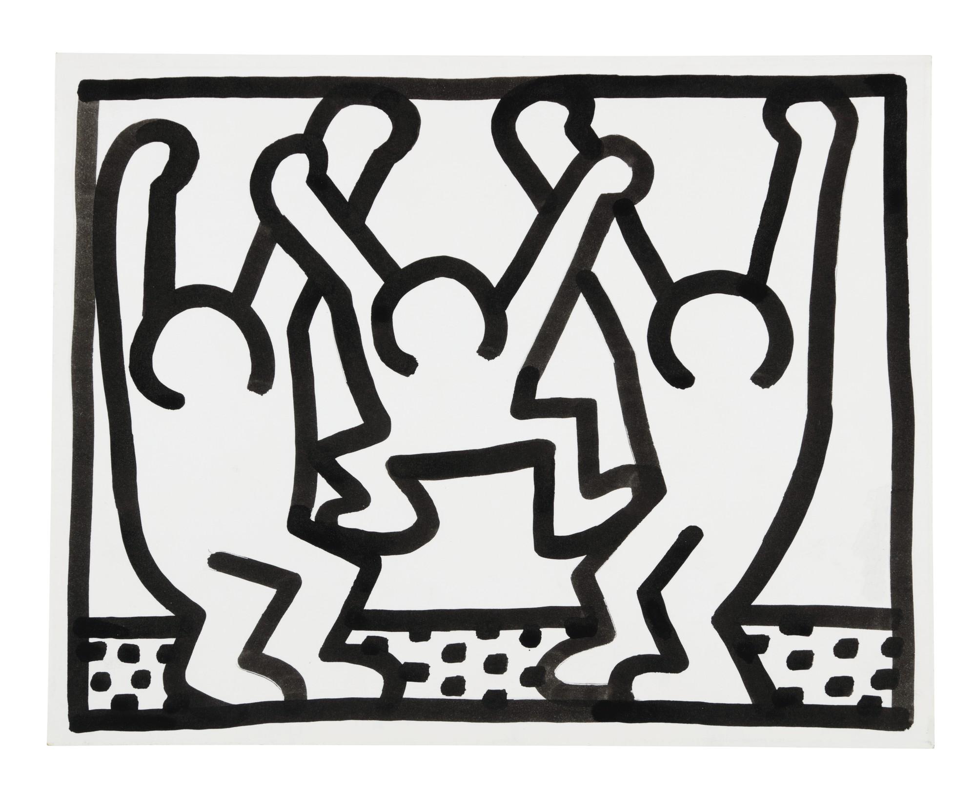 Untitled (Pop Shop Drawing) by Keith Haring | Art.Salon