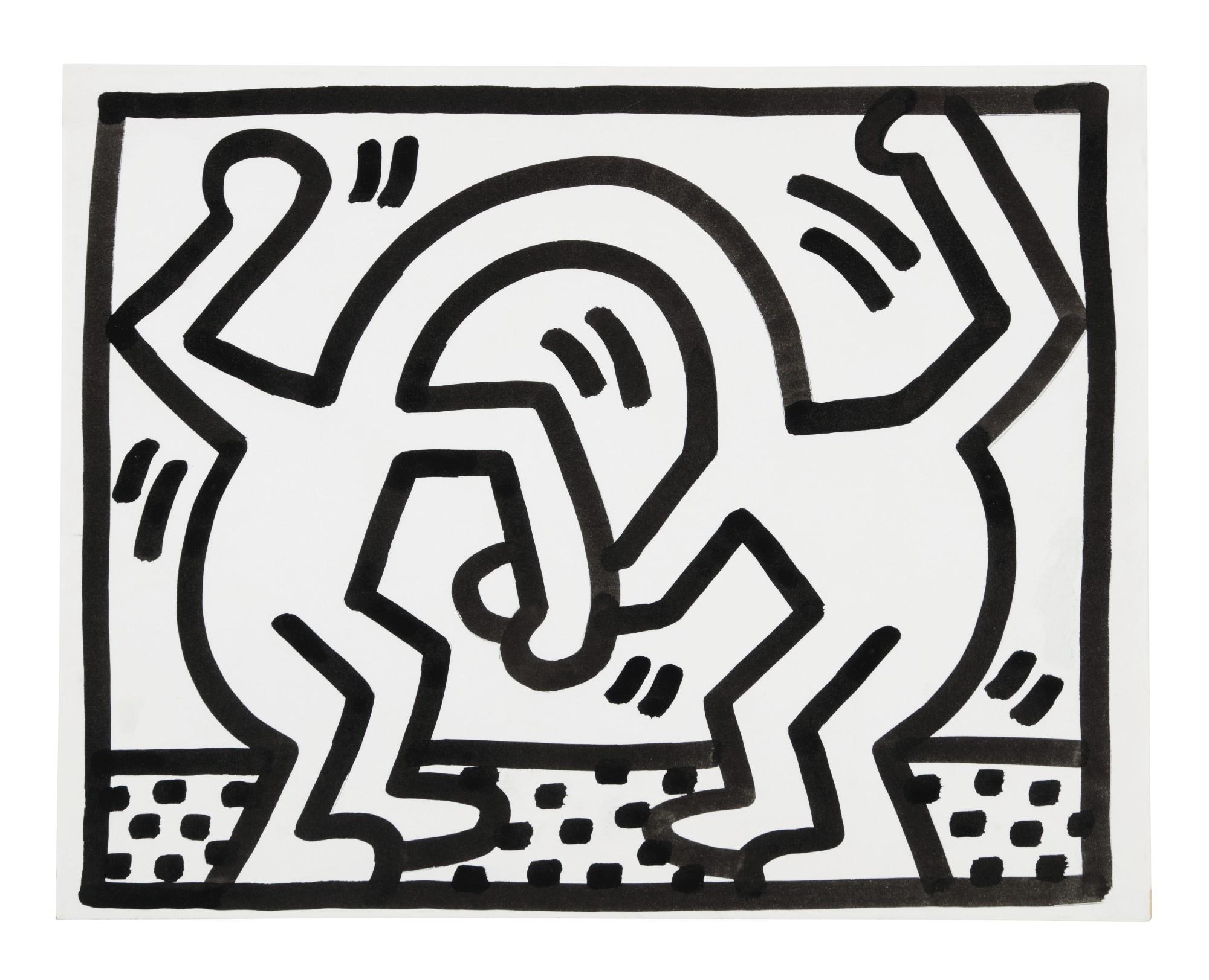 Untitled (Pop Shop Drawing) by Keith Haring | Art.Salon