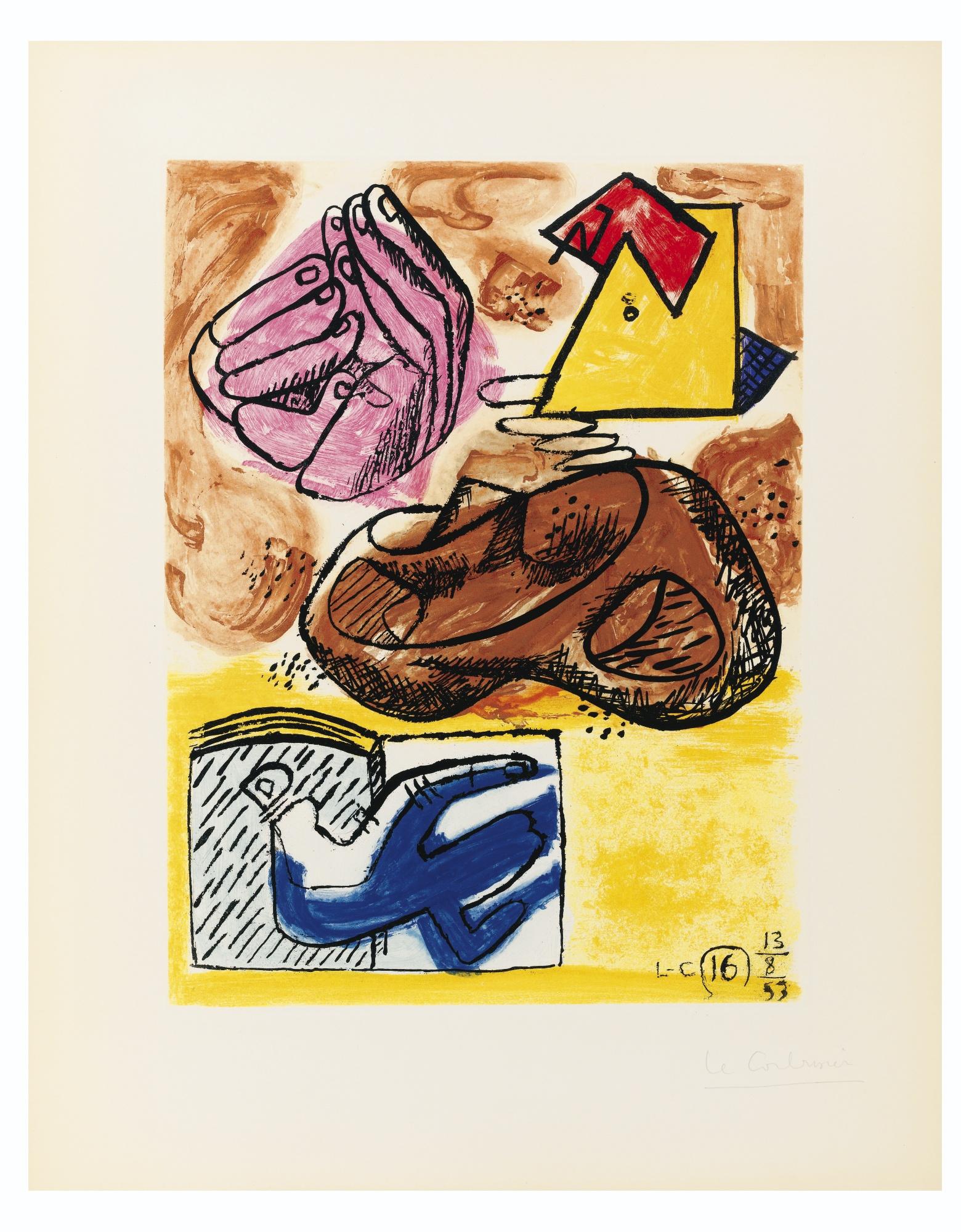 Unité, Planche 16Le Corbusier ; Unité, Planche 16 ; Etching And ...