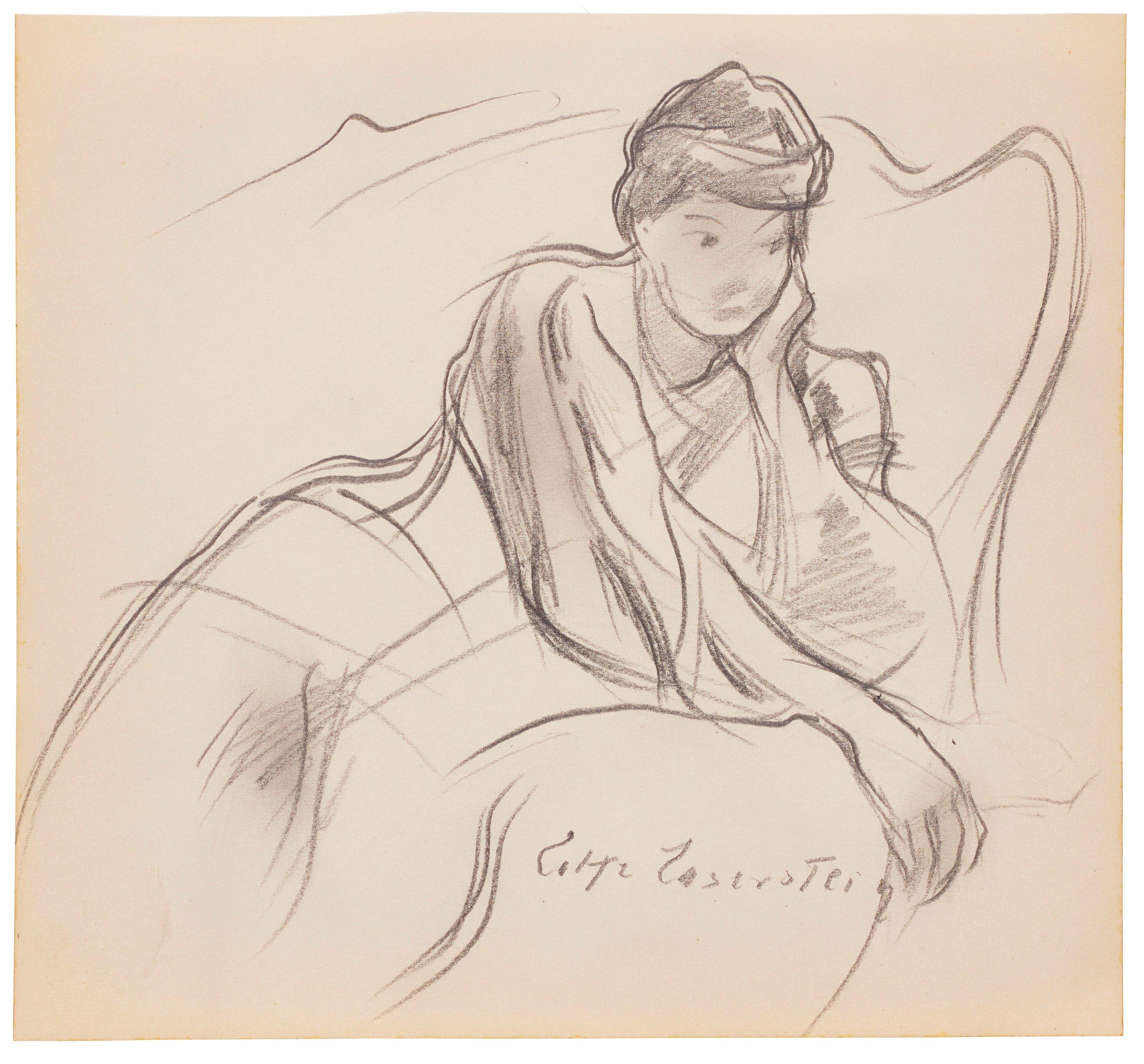Woman on a Divan by Lotte Laserstein | Art.Salon