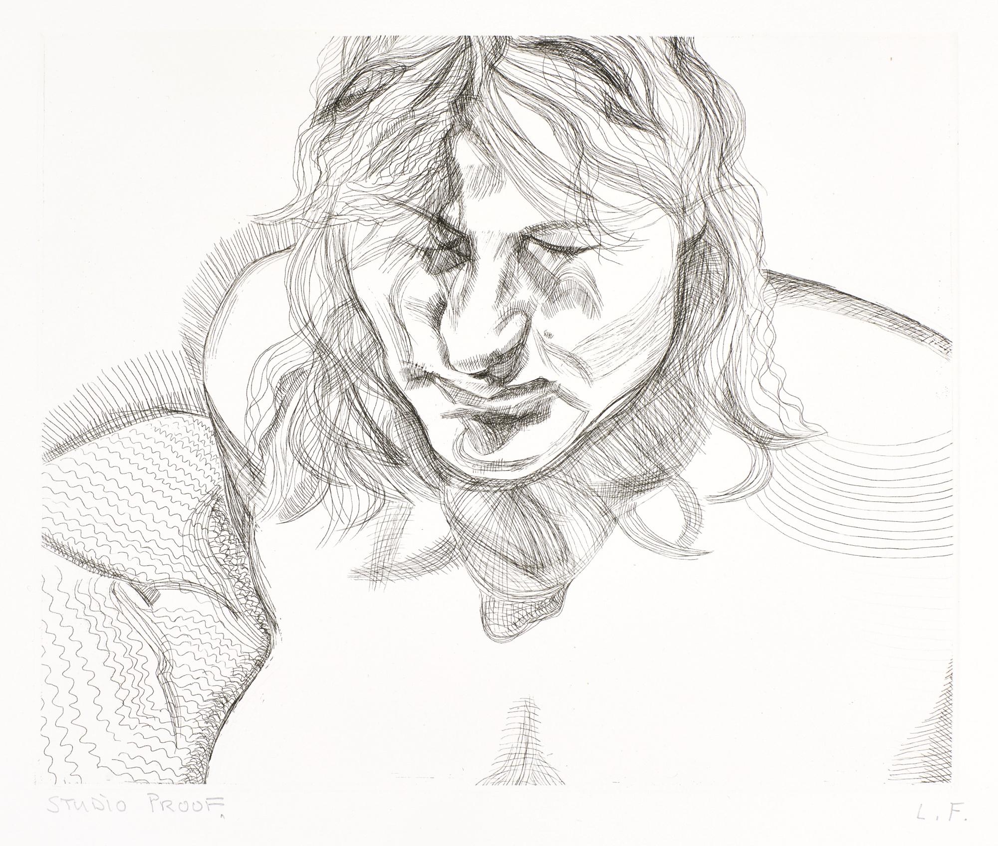 Head And Shoulders (Hartley 21) by Lucian Freud, O.M., C.H. | Art.Salon