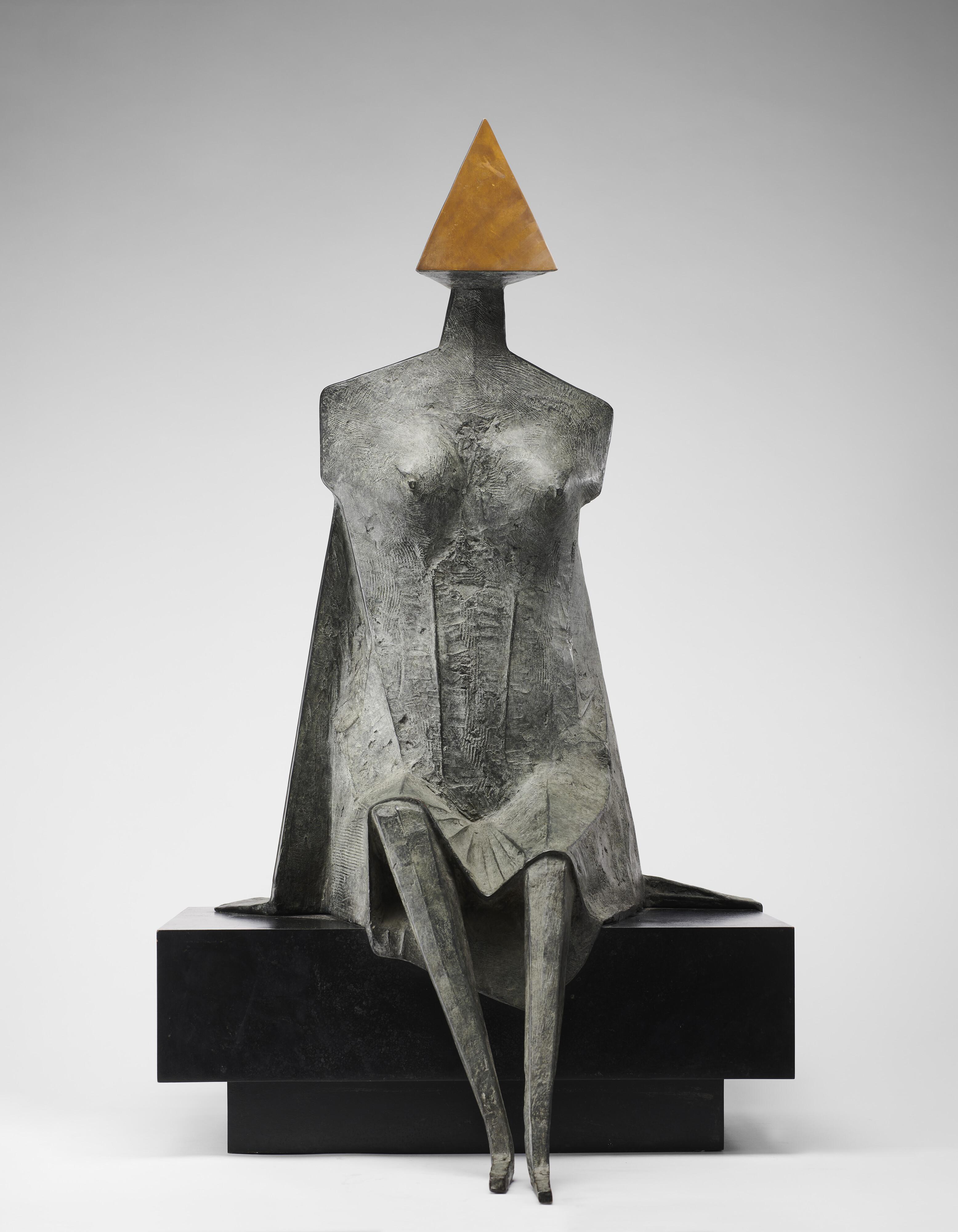 Fourth Girl Sitting on Bench by Lynn Chadwick | Art.Salon