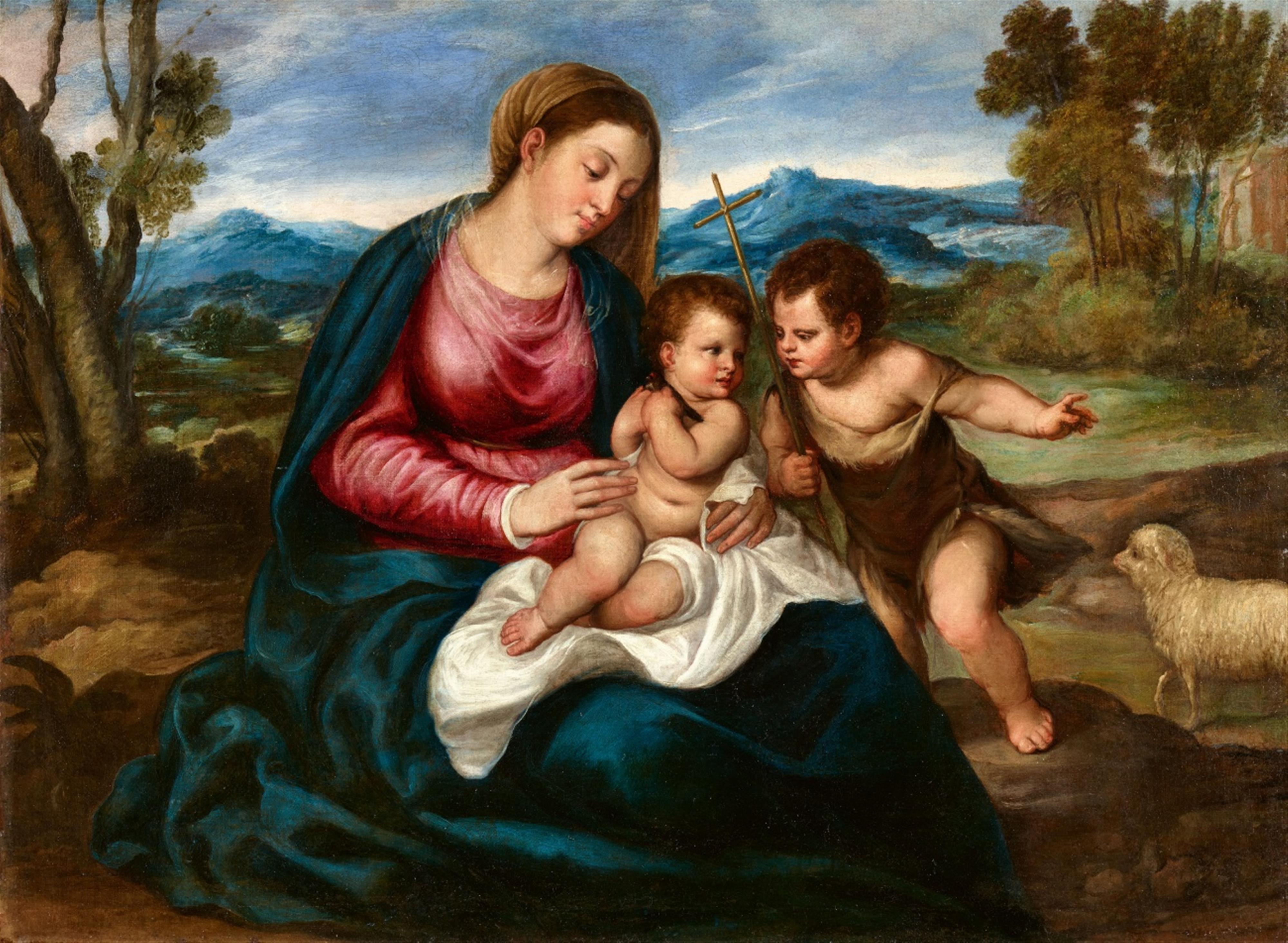 Madonna mit Kind und hl. Johannes | Art.Salon