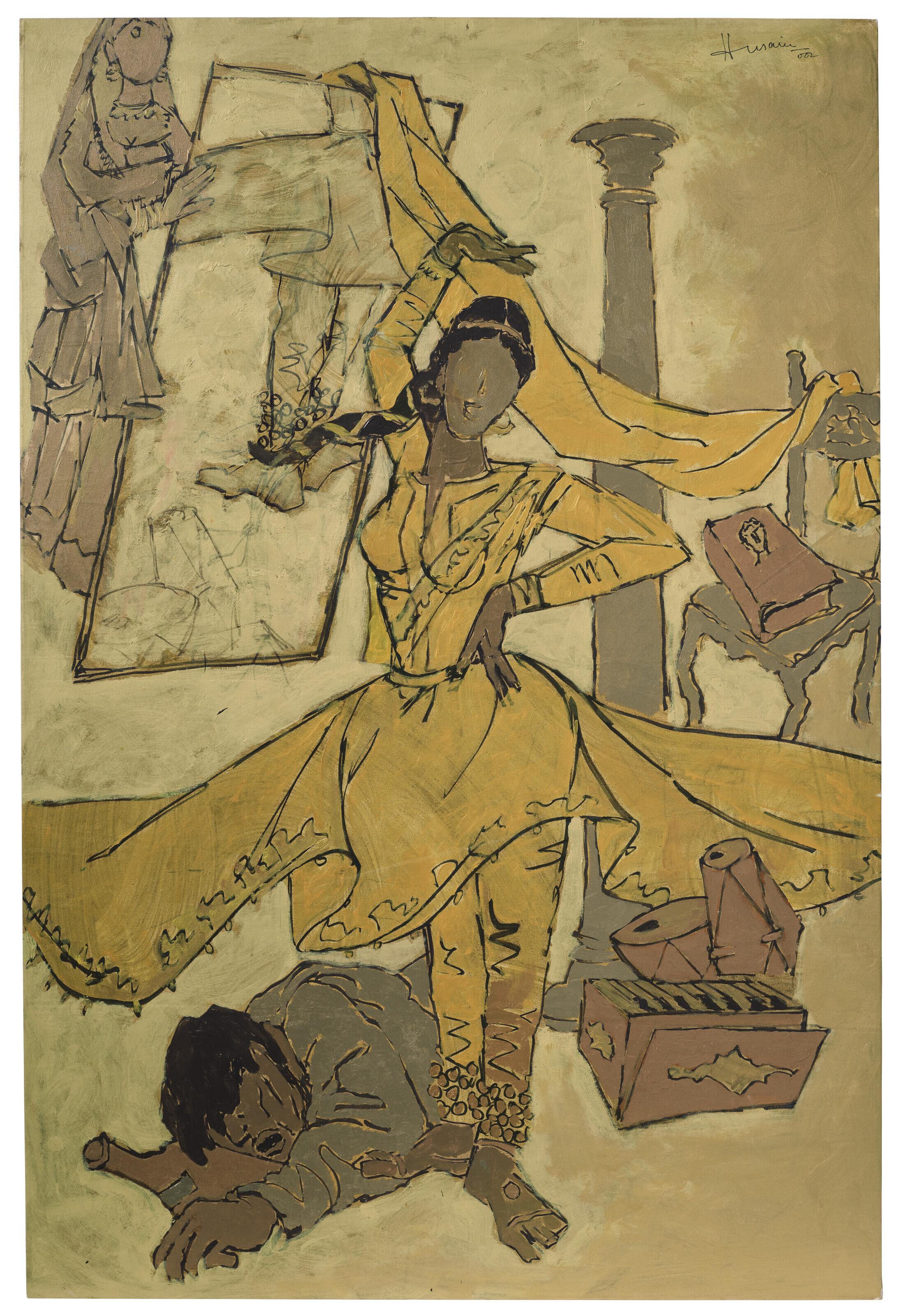 Untitled (Devdas) by Maqbool Fida Husain | Art.Salon