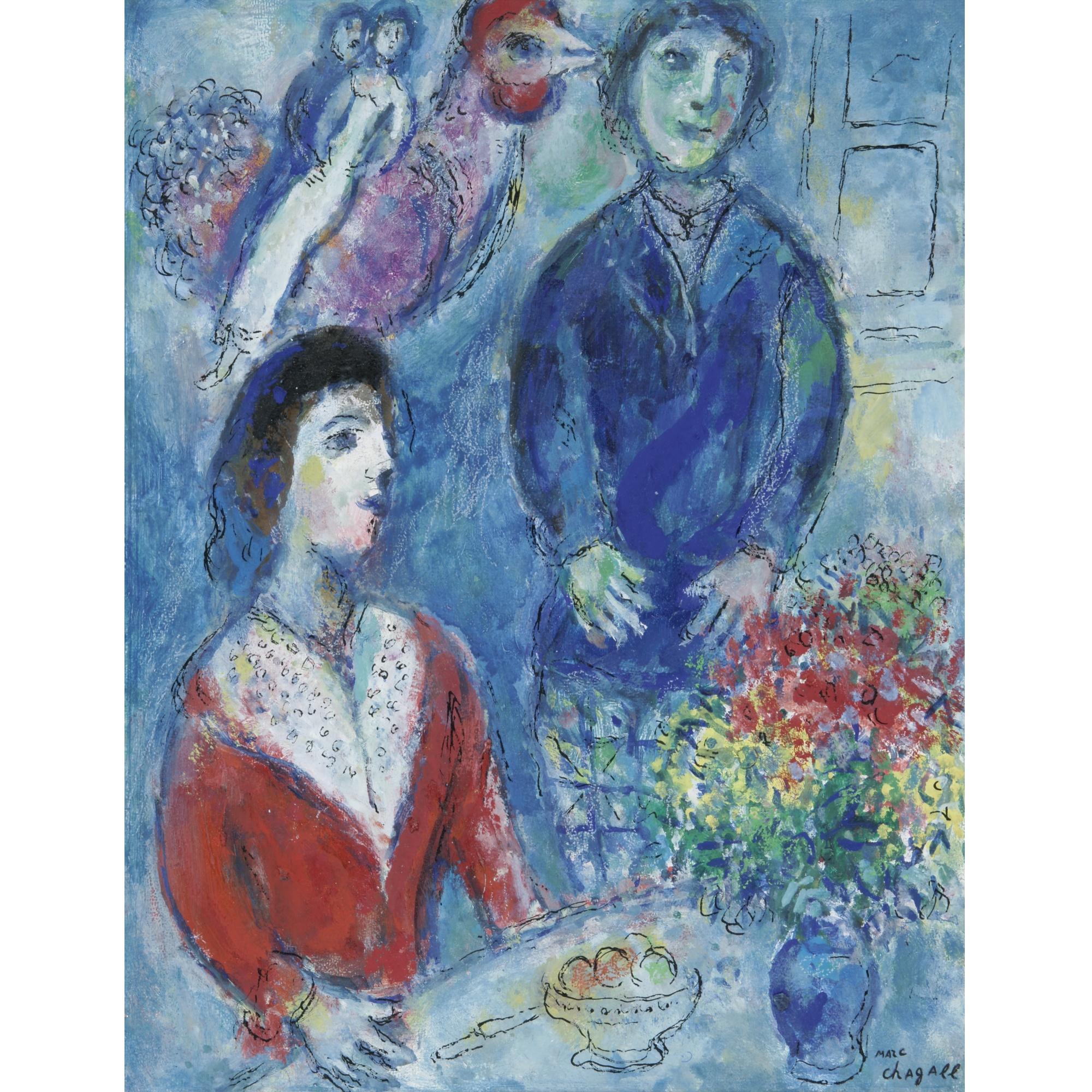 Avant Le Repas by Marc Chagall | Art.Salon