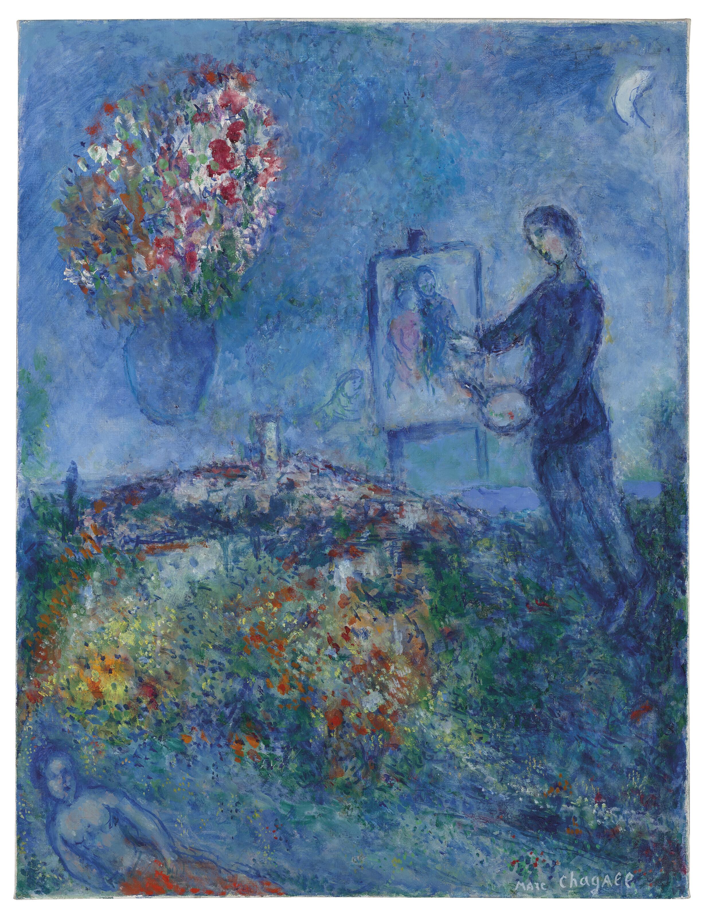 Le Peintre by Marc Chagall | Art.Salon