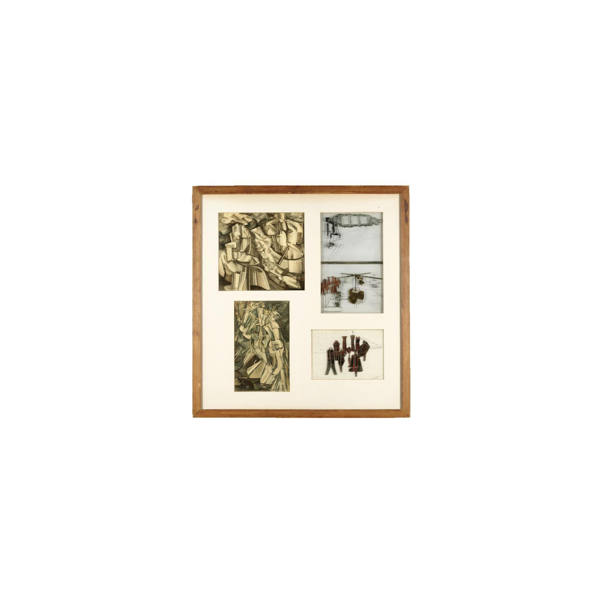 Untitled Collage (Four Reproductions From 'Boîte En Valise') by Marcel ...