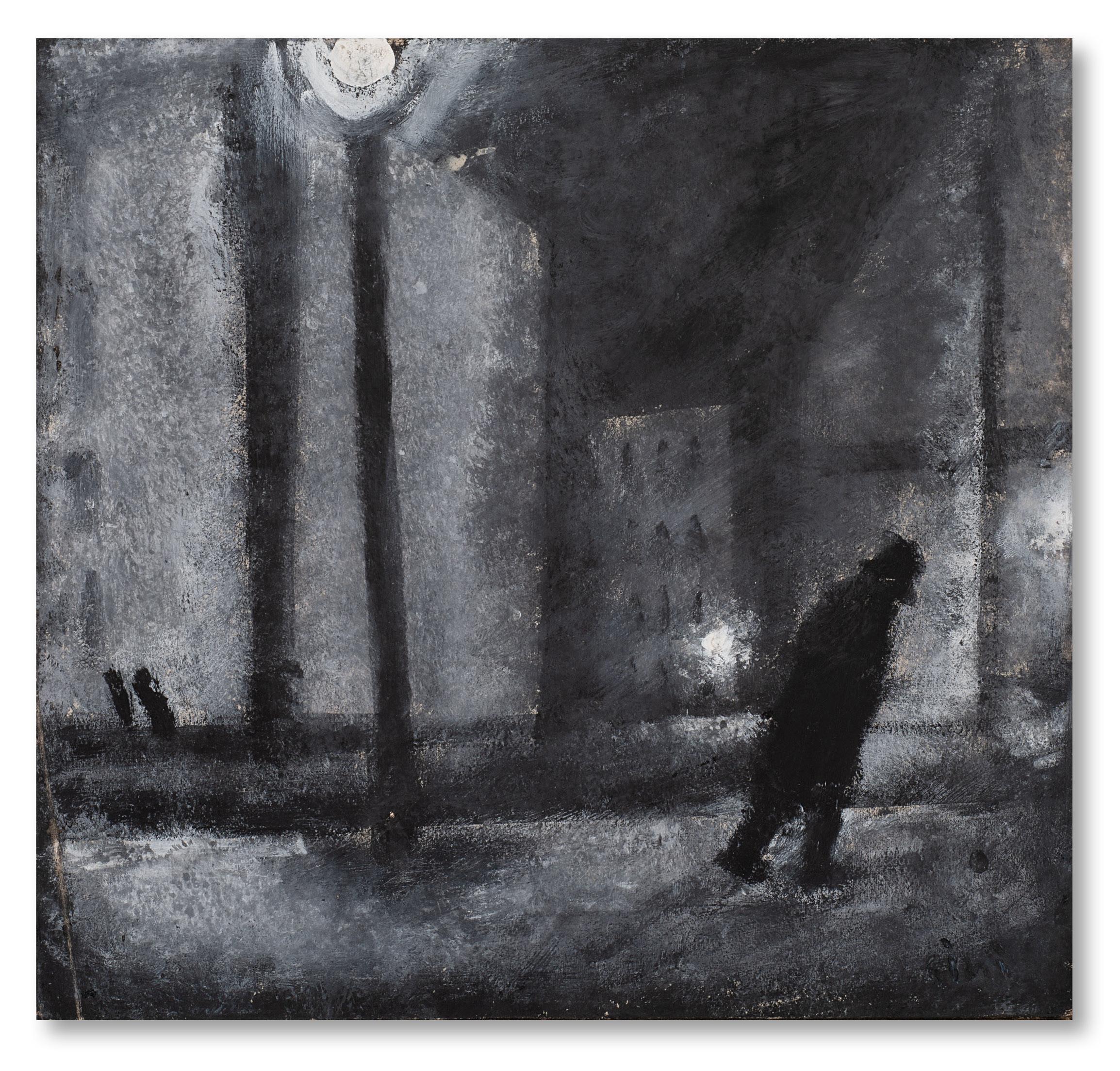 Periferia con figura by Mario Sironi | Art.Salon
