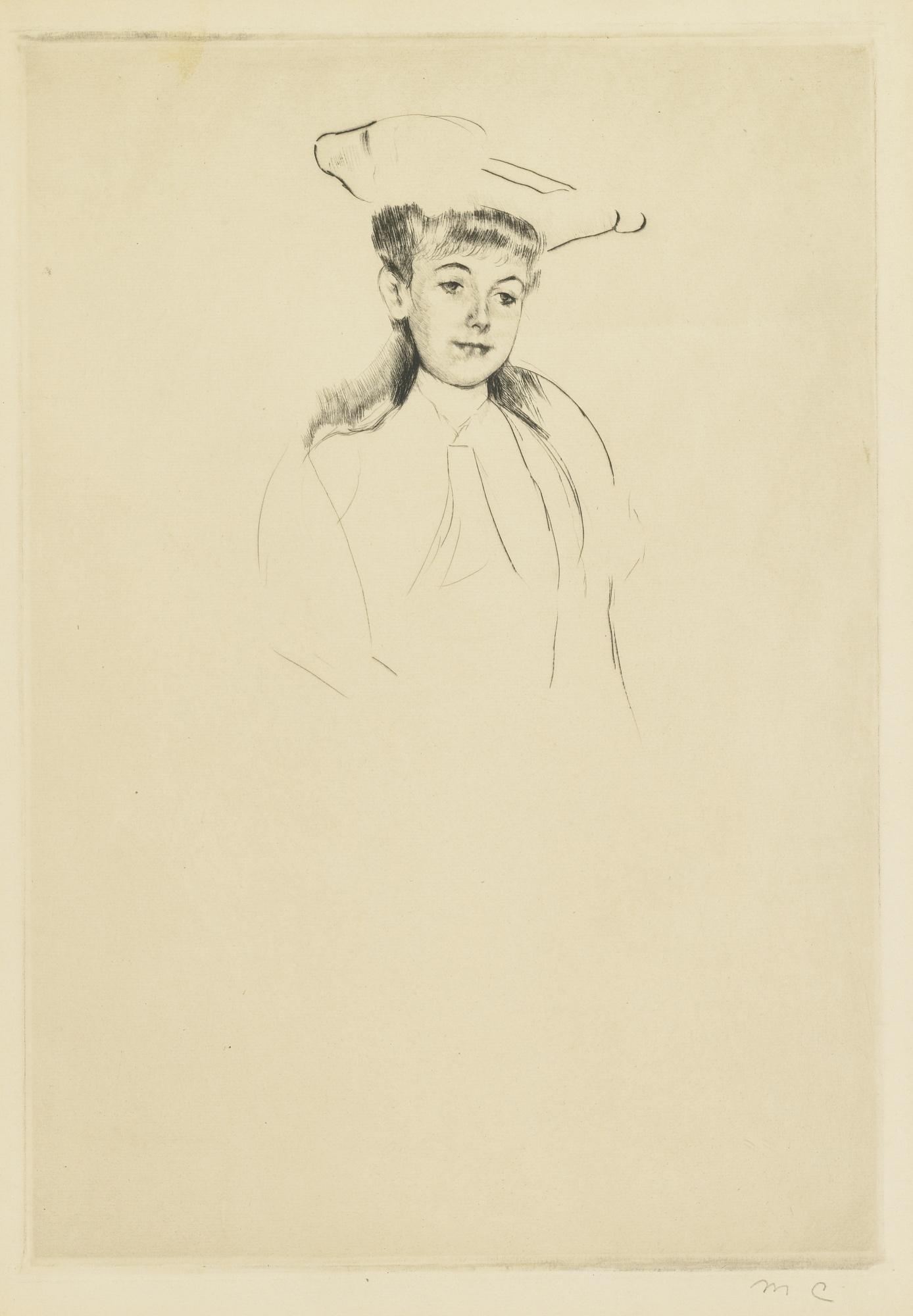 Portrait Sketch Of Mme Fontveille (No. 2) (Breeskin 170+) by Mary ...
