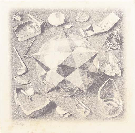 Tegenstelling (Orde en chaos) (Bool 366) by Maurits Cornelis Escher ...