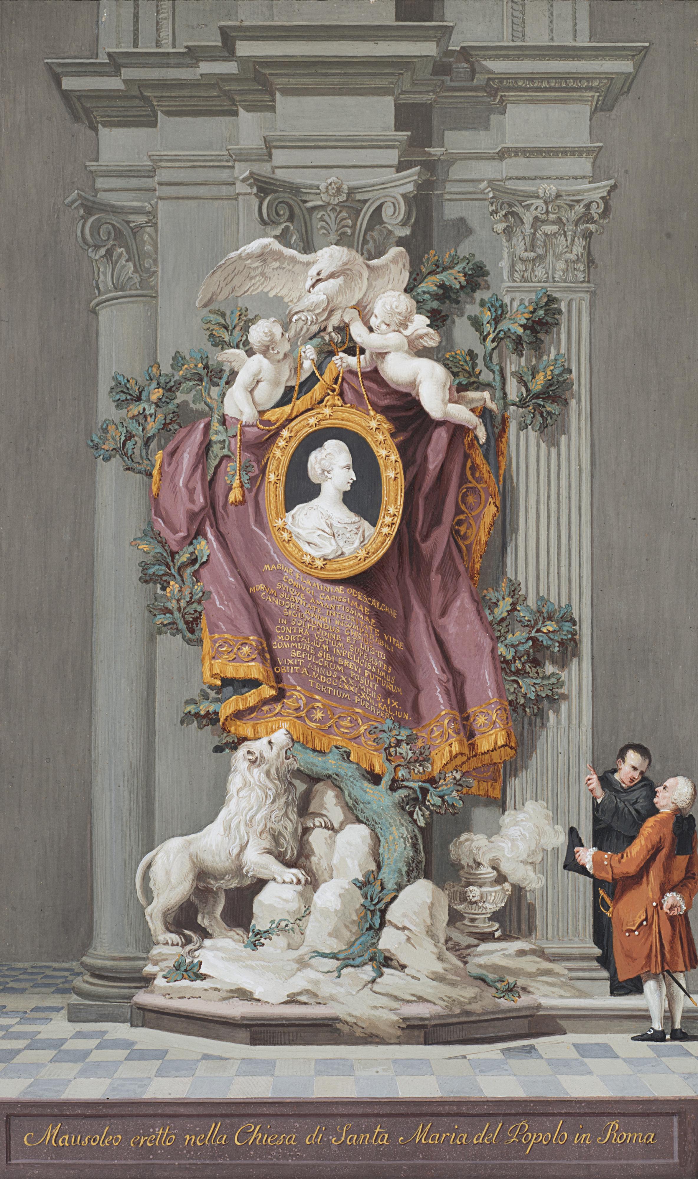 Mausoleum built in the Church of Santa Maria del Popolo in Rome | Art.Salon