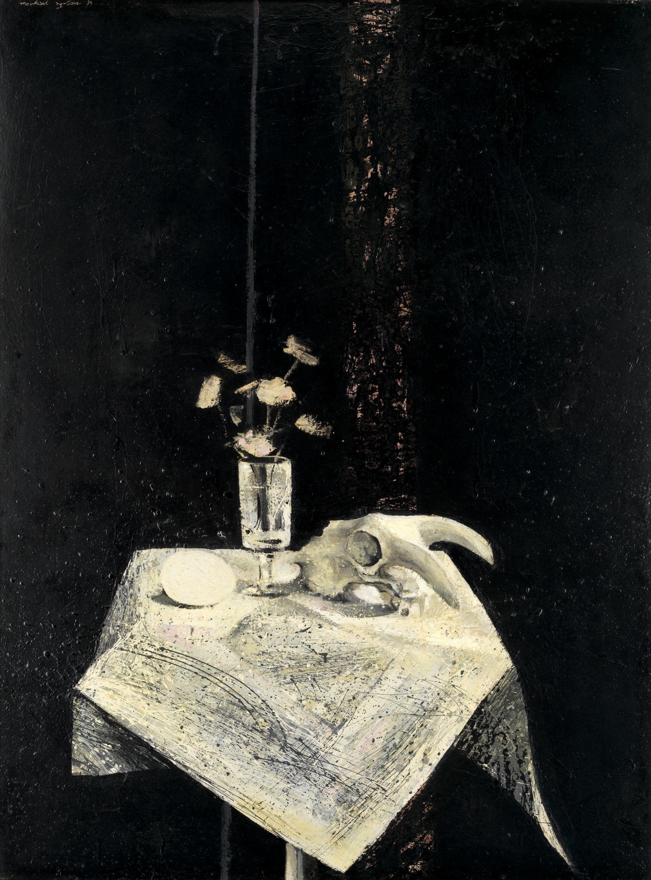Black Still Life - Ram Skull III by Michael Ayrton | Art.Salon