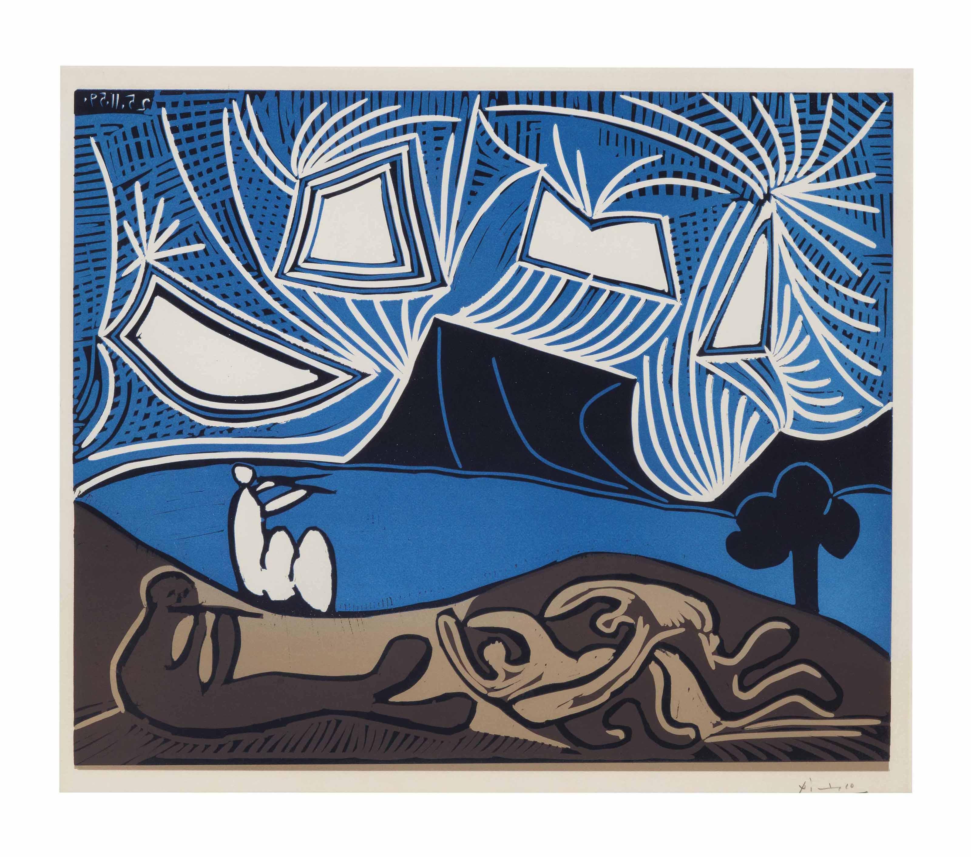 Bacchanale avec chevreau et spectacular by Pablo Picasso | Art.Salon