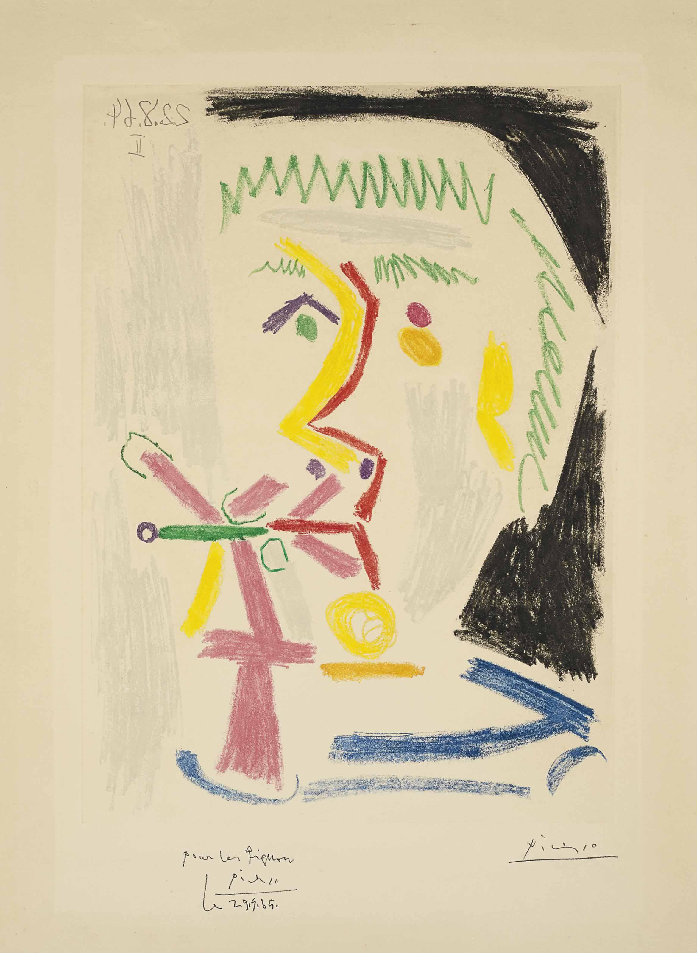 Fumeur à la cigarette verte by Pablo Picasso | Art.Salon