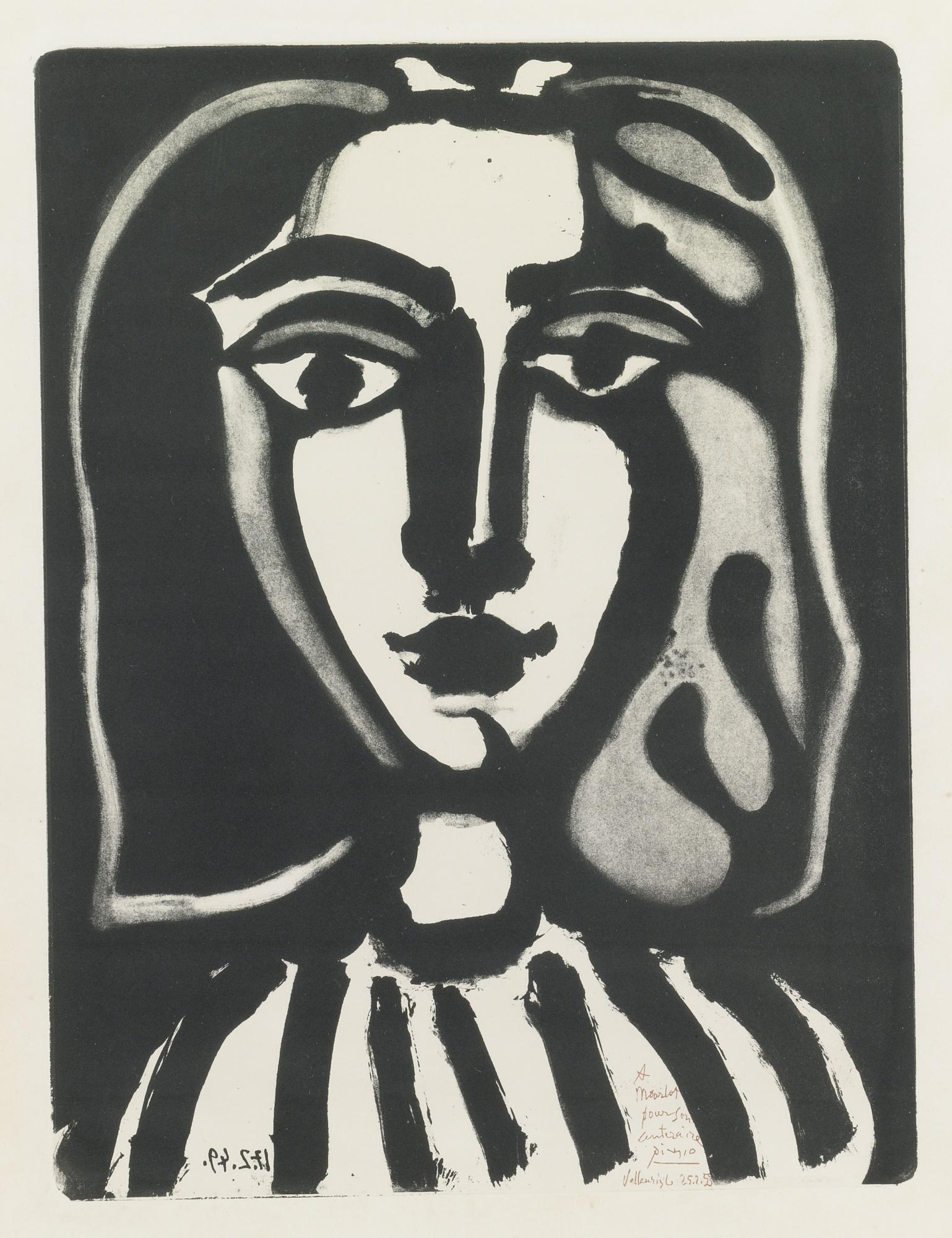 Jeune Femme (Bloch 1836; Mourlot 153; See Picasso Project 153) by Pablo ...