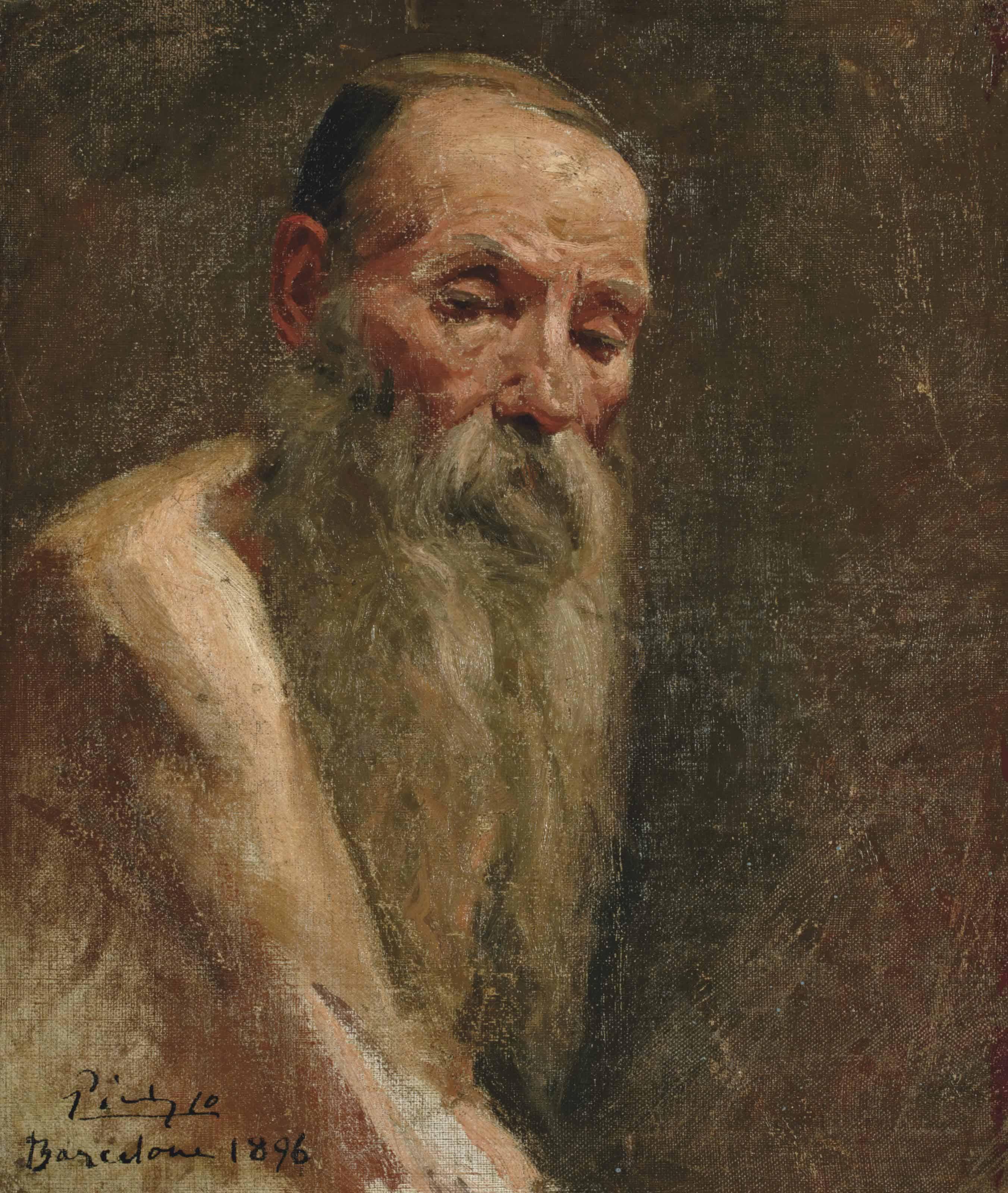 Portrait d'un vieillard by Pablo Picasso | Art.Salon