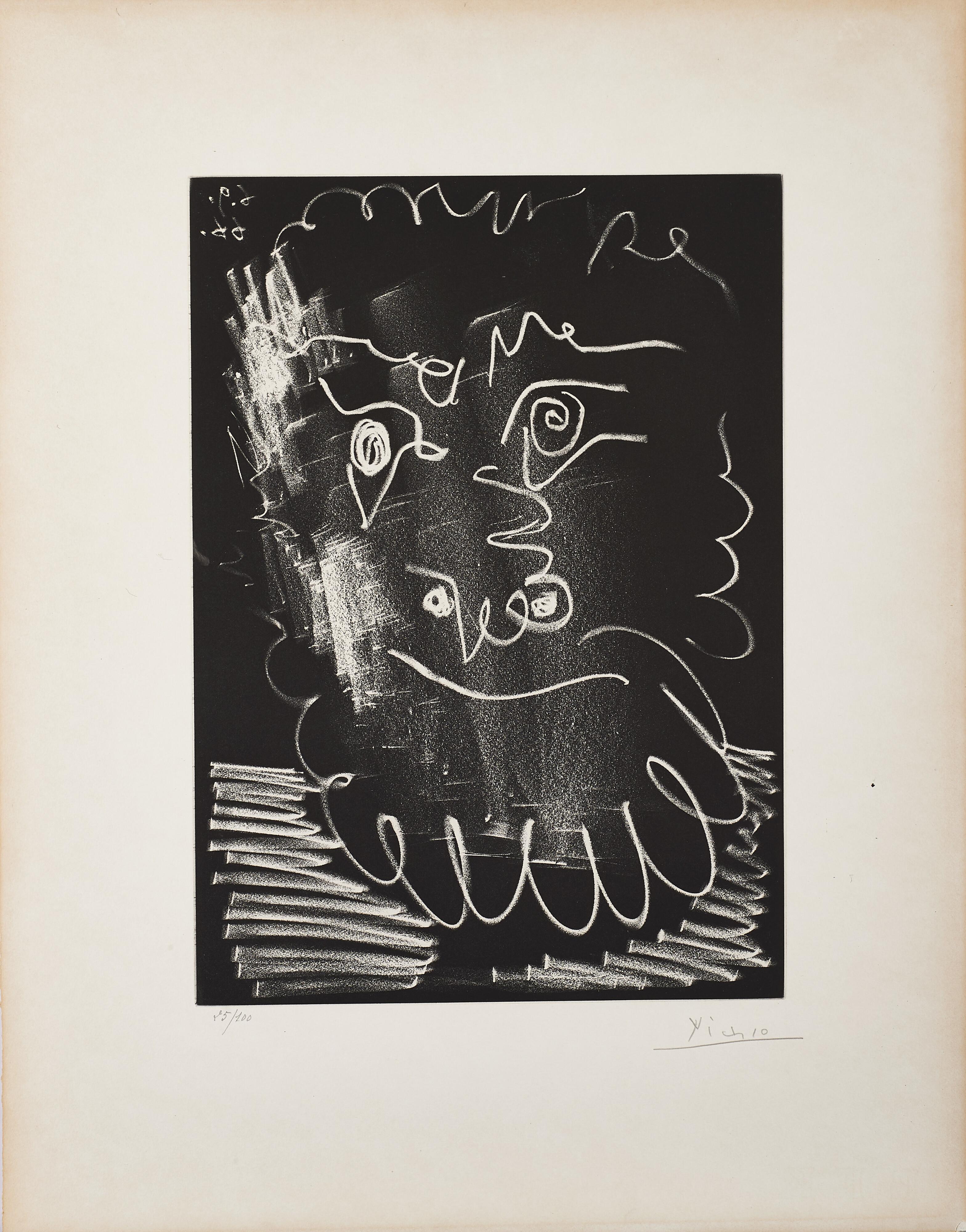 Tête d'Homme Barbu by Pablo Picasso | Art.Salon