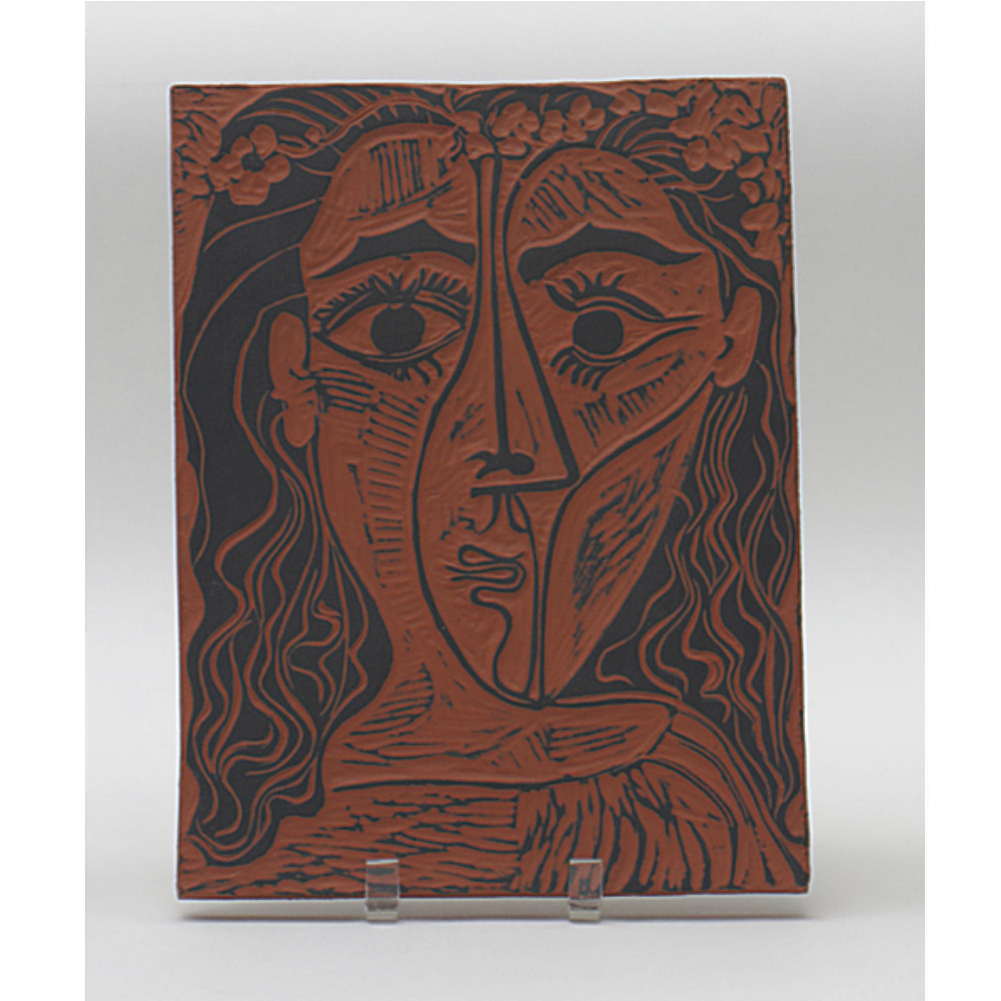 Tete Femme A La Couronne De Fleurs (A.R. 522) by Pablo Picasso | Art.Salon