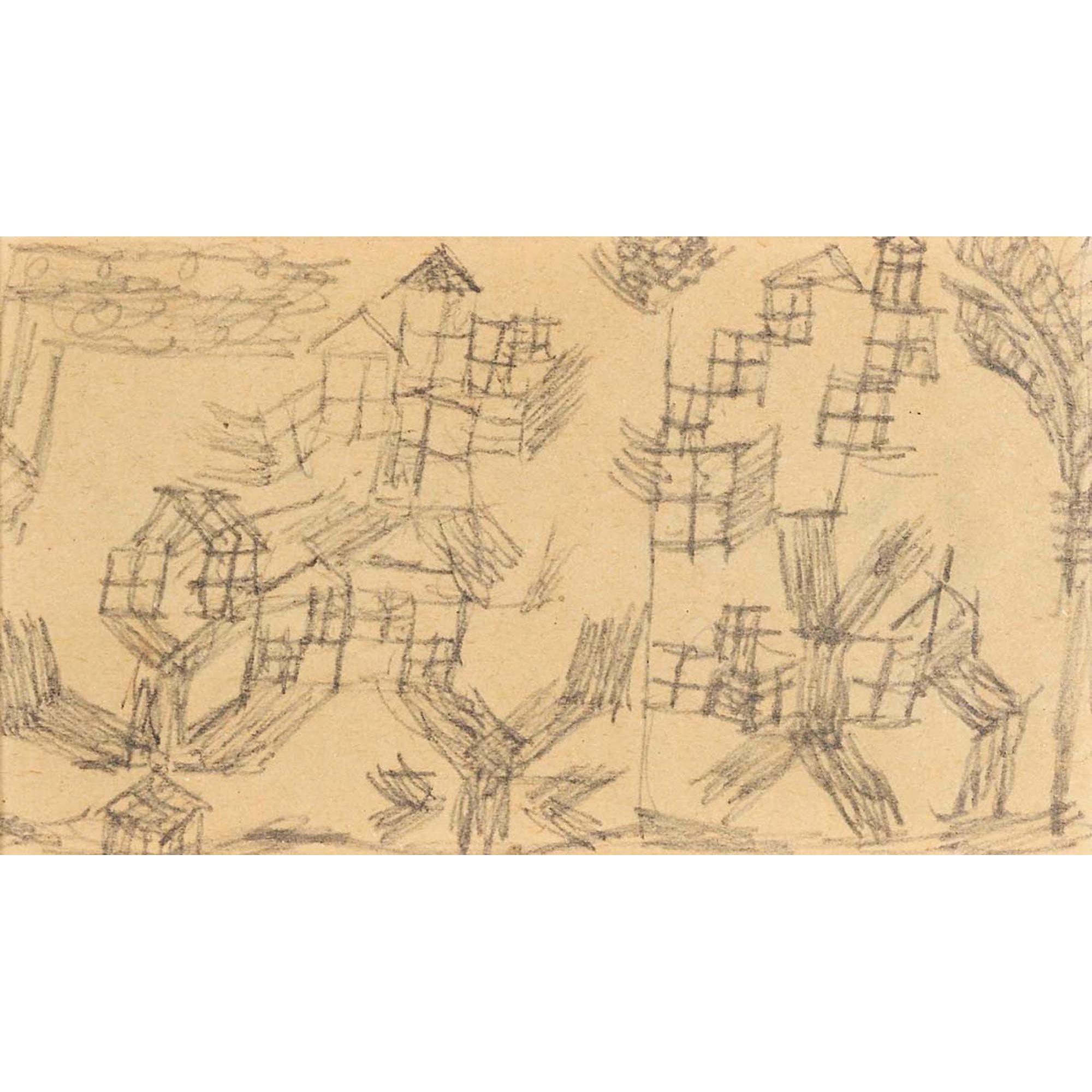 Häuserbäume Houses On Trees by Paul Klee | Art.Salon