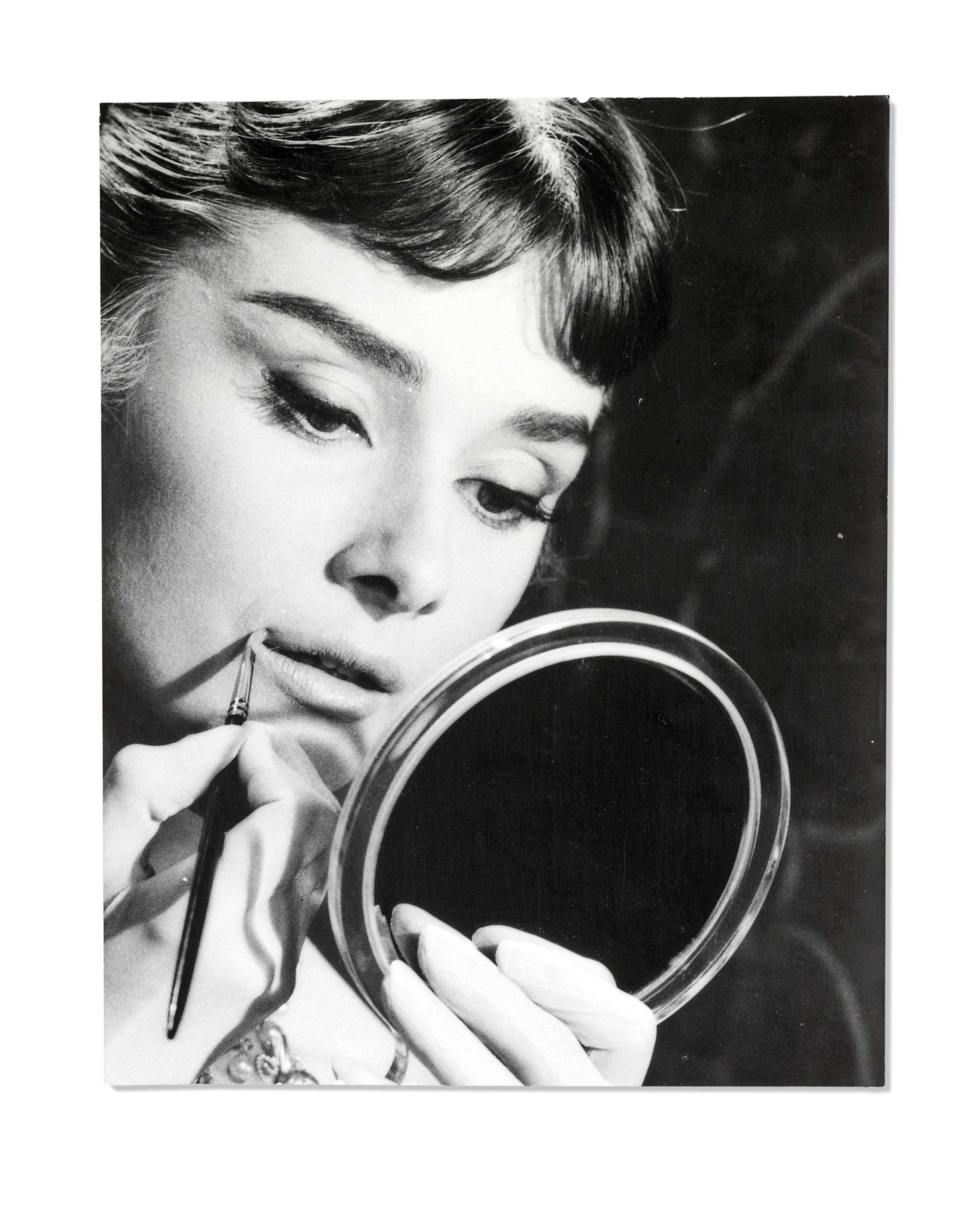 Audrey Hepburn on the set of the 1956 Paramount production War and ...