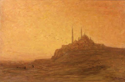 Na Semoen; Achter Bij De Citadel, Caïro (1912/13) by Philip Zilcken ...