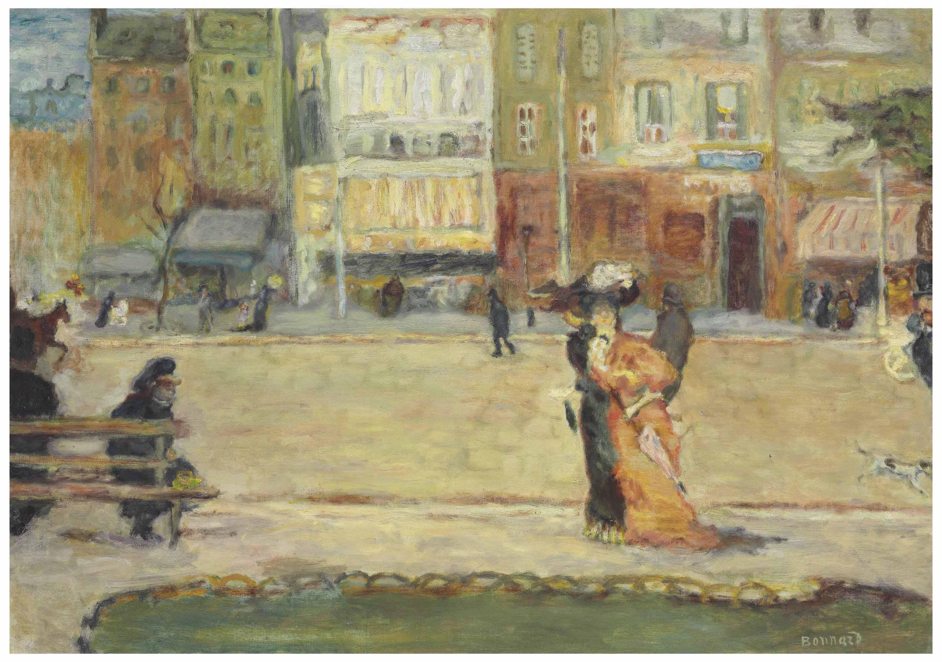 Boulevard de Clichy ou Scène de rue à Paris by Pierre Bonnard | Art.Salon