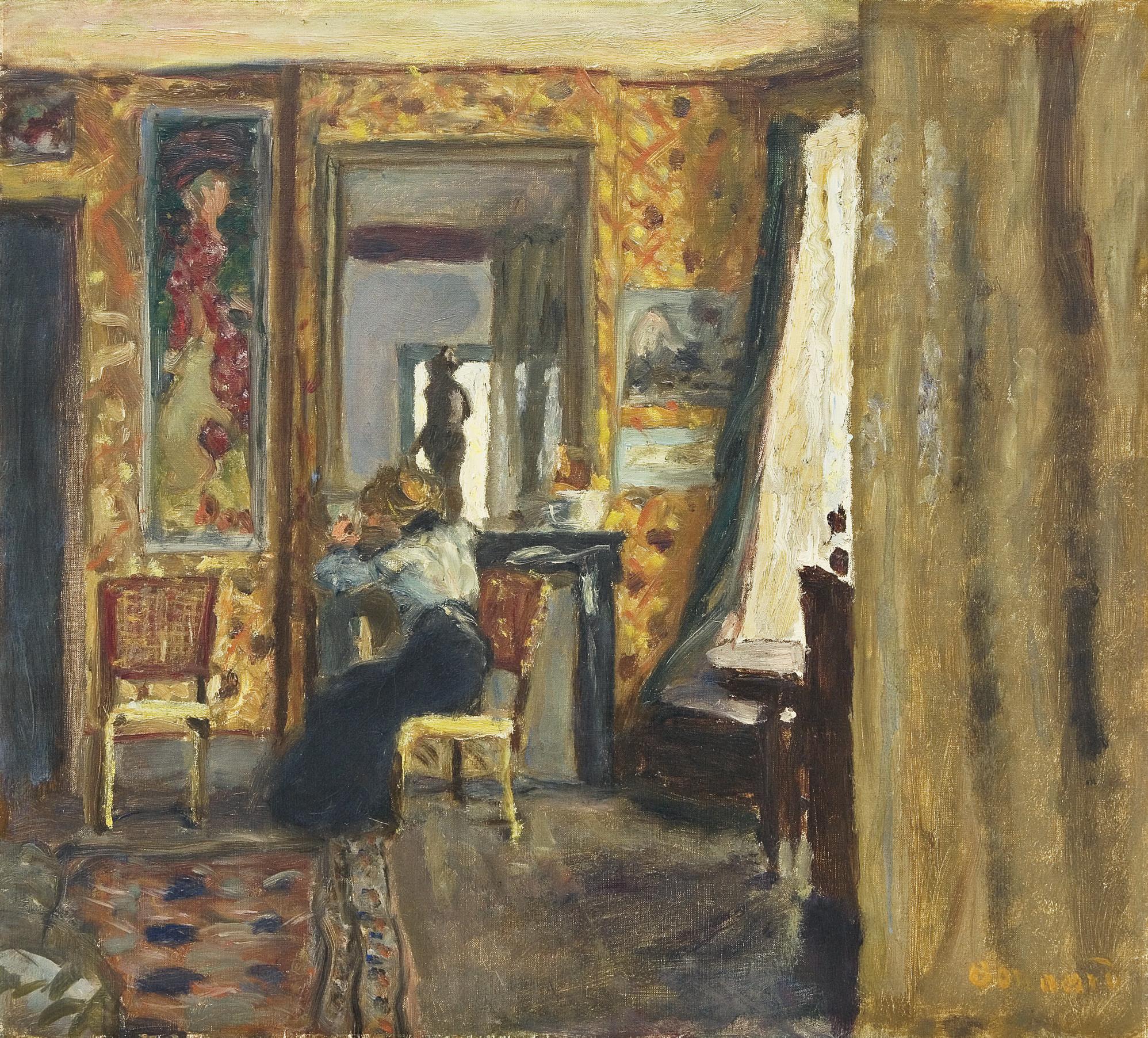 Femme dans un intérieur by Pierre Bonnard | Art.Salon