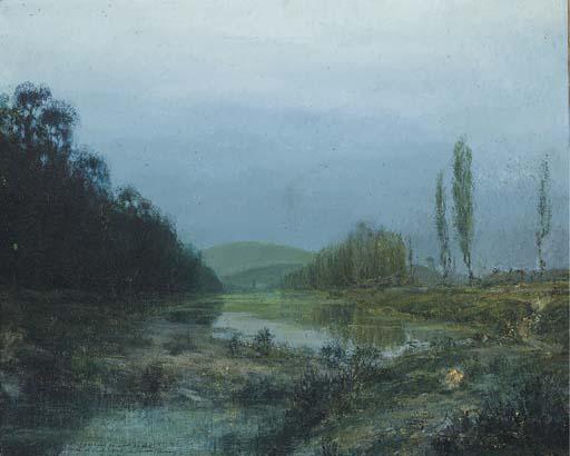 Florentine landscape by Pietro Annigoni | Art.Salon