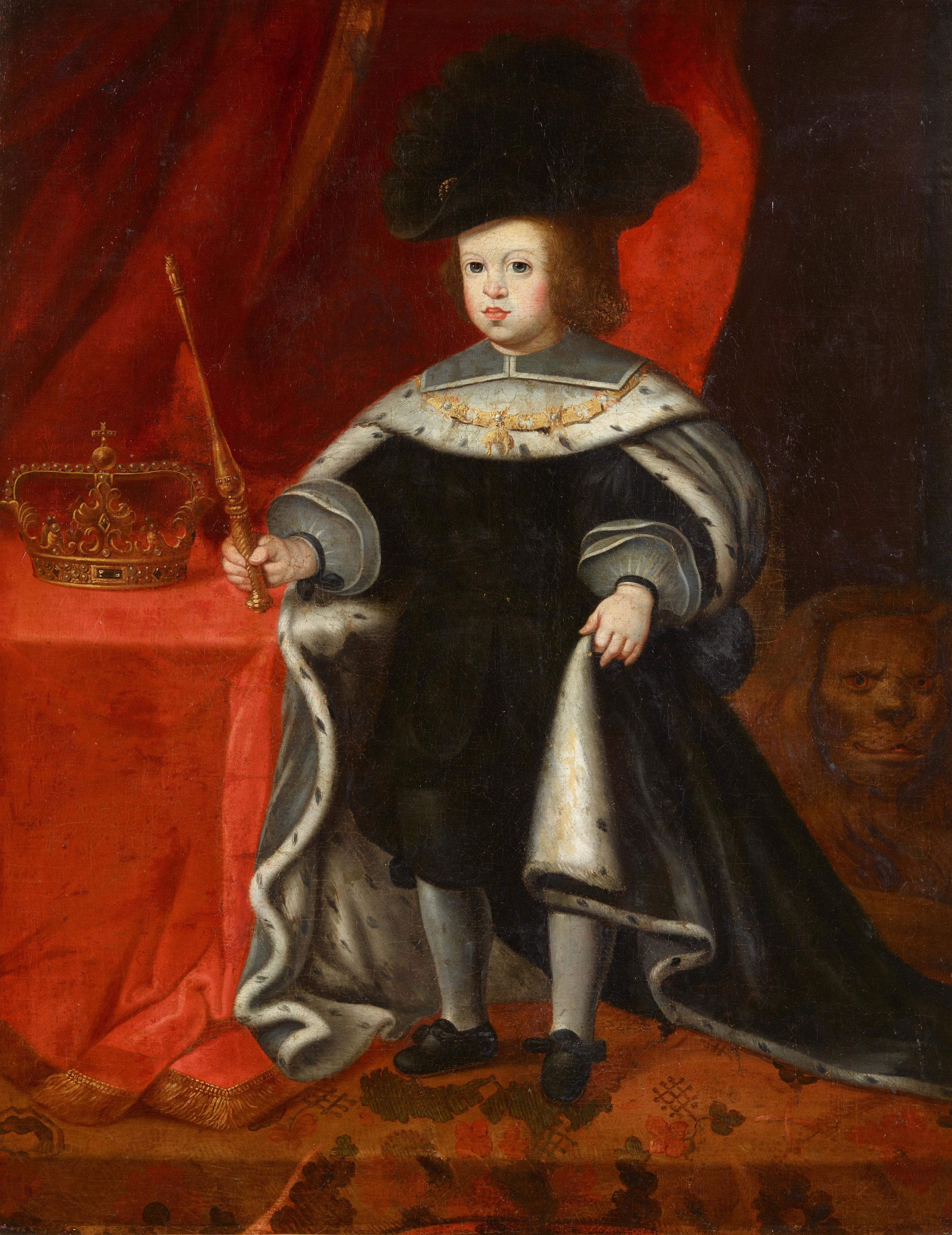 Portrait des späteren König Karl II. von Spanien als Kind | Art.Salon