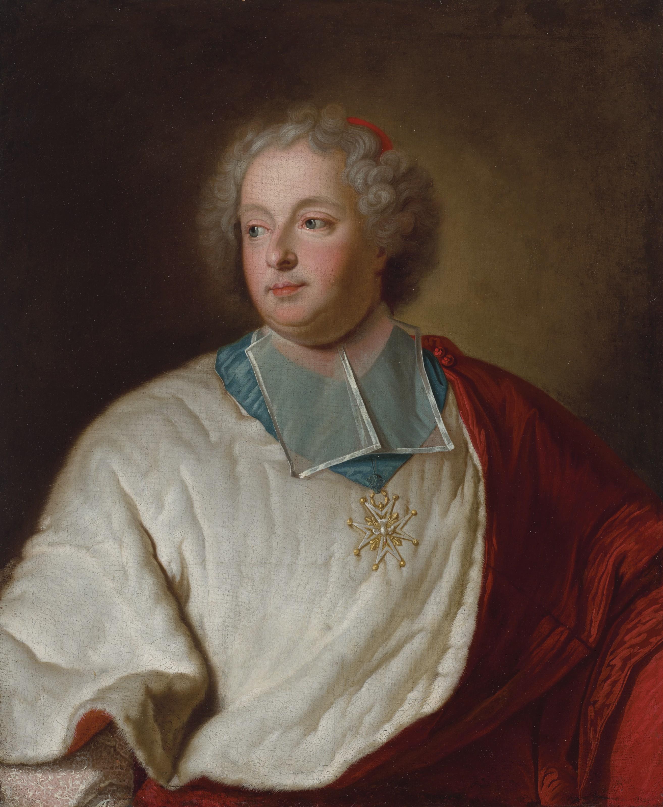 Portrait of Cardinal Armand Gaston Maximilien de Rohan Soubise (1674 ...