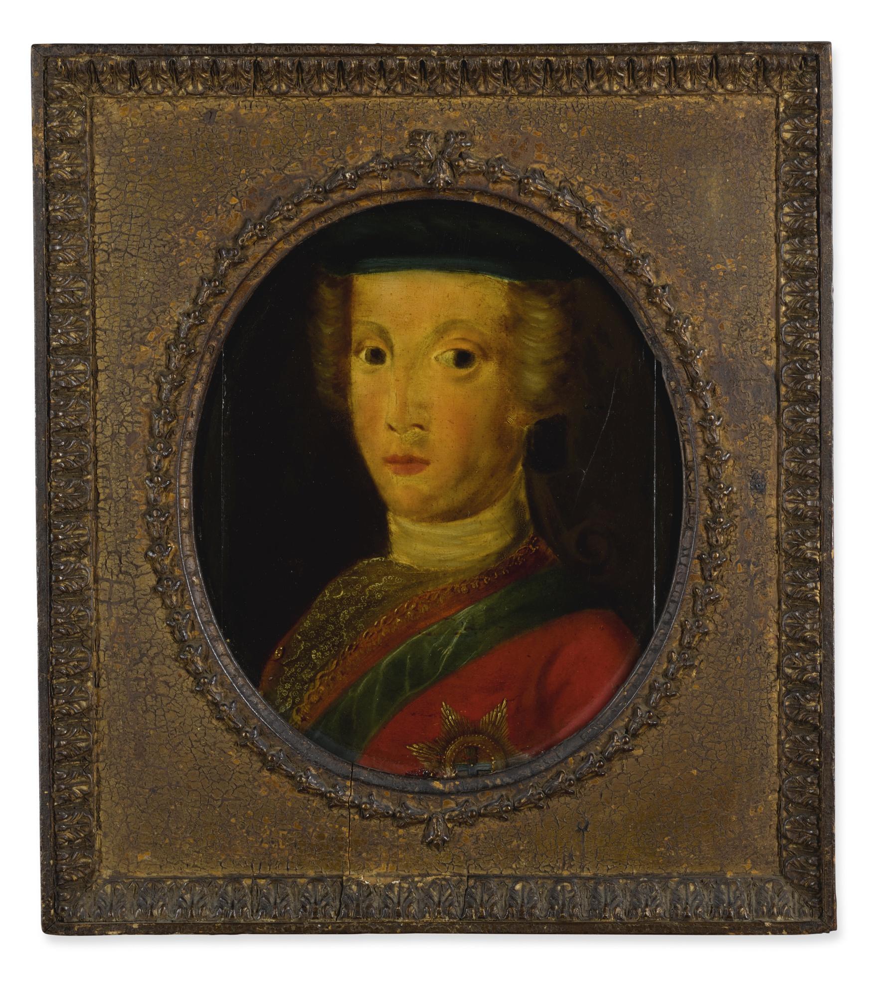 Portrait Of Charles Edward Stuart, Known As Bonnie Prince Charlie (1720 ...