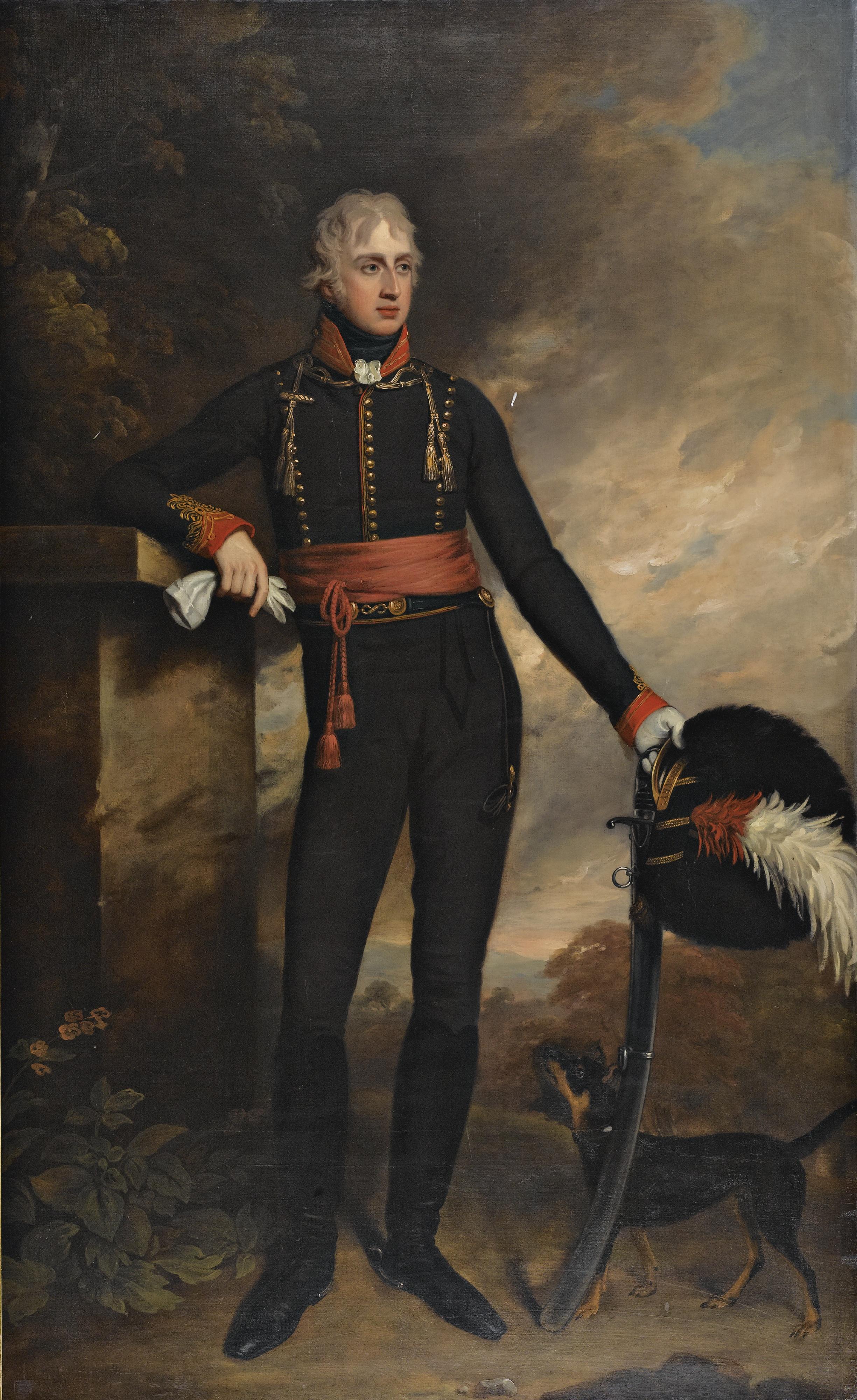 Portrait Of Charles, Lord Bruce Wearing Peer'S Robes, His Coronet To ...
