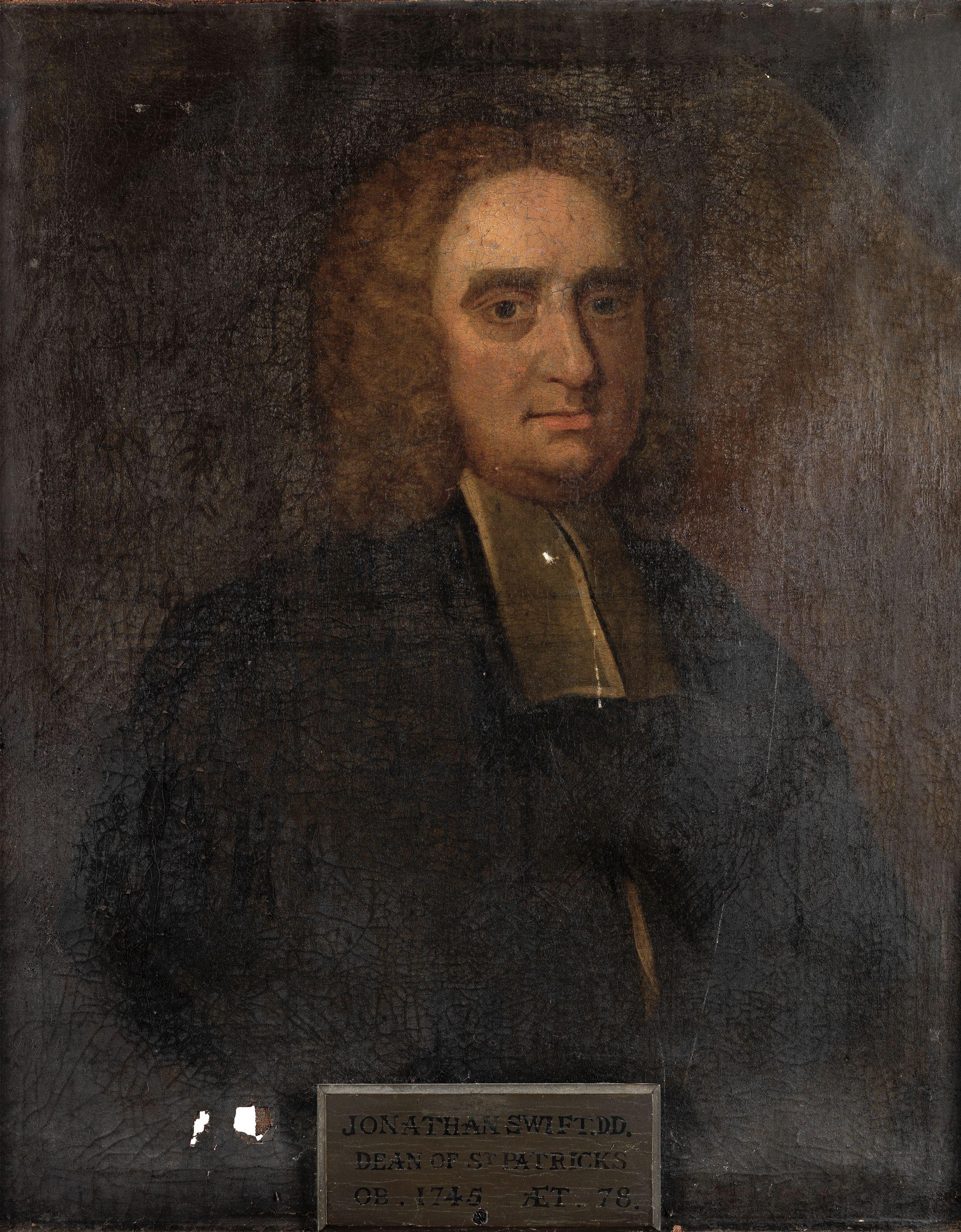 Portrait of Jonathan Swift, Dean of St Patrick's Cathedral, London ...