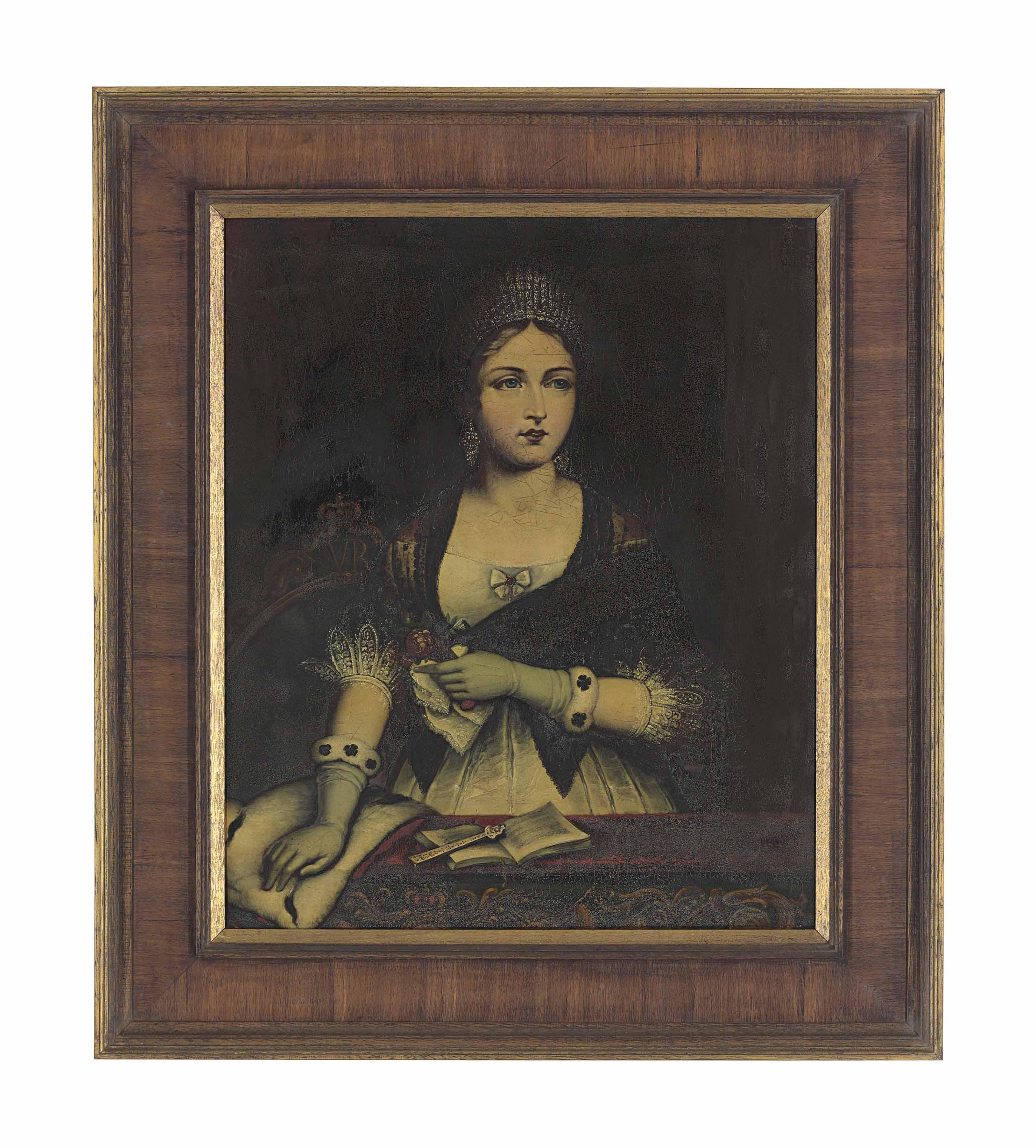 Portrait of Queen Victoria in the Royal Box, Drury Lane Theatre | Art.Salon