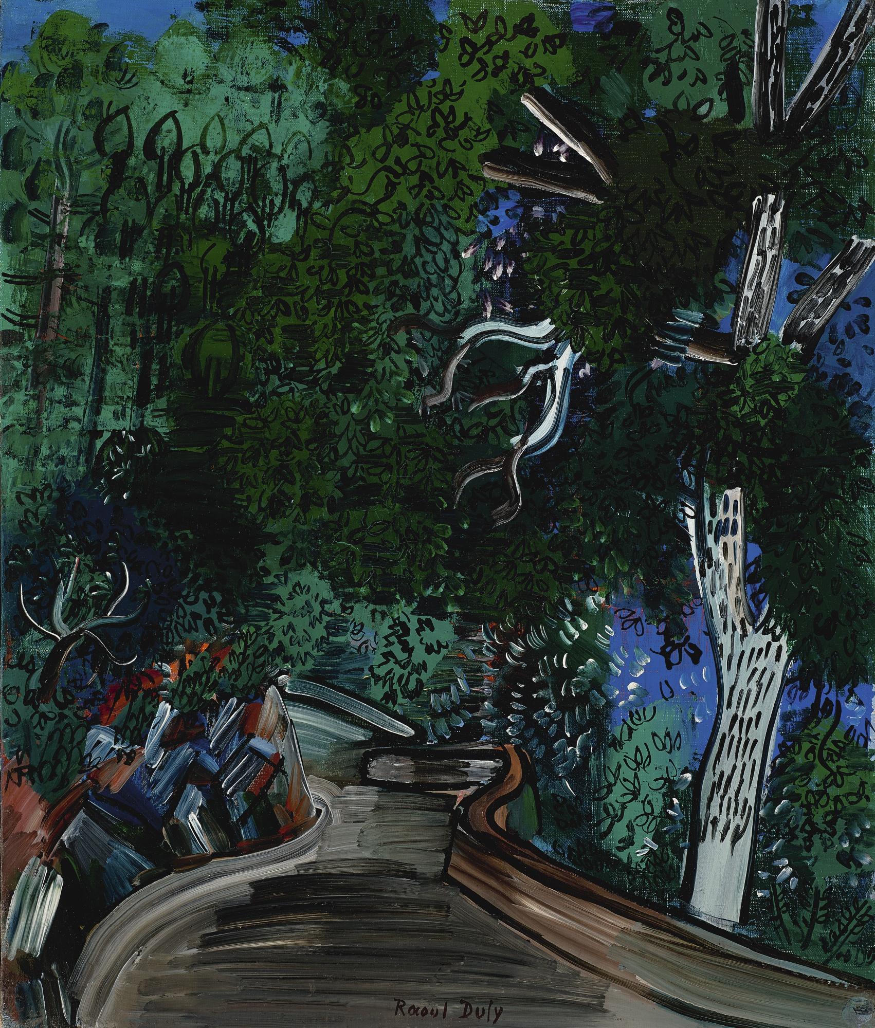 Sous-Bois À Vallauris by Raoul Dufy | Art.Salon