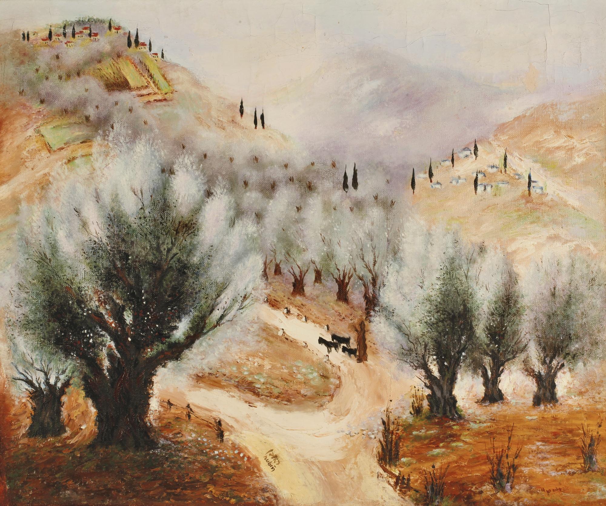 Landscape In Galilee by Reuven Rubin | Art.Salon