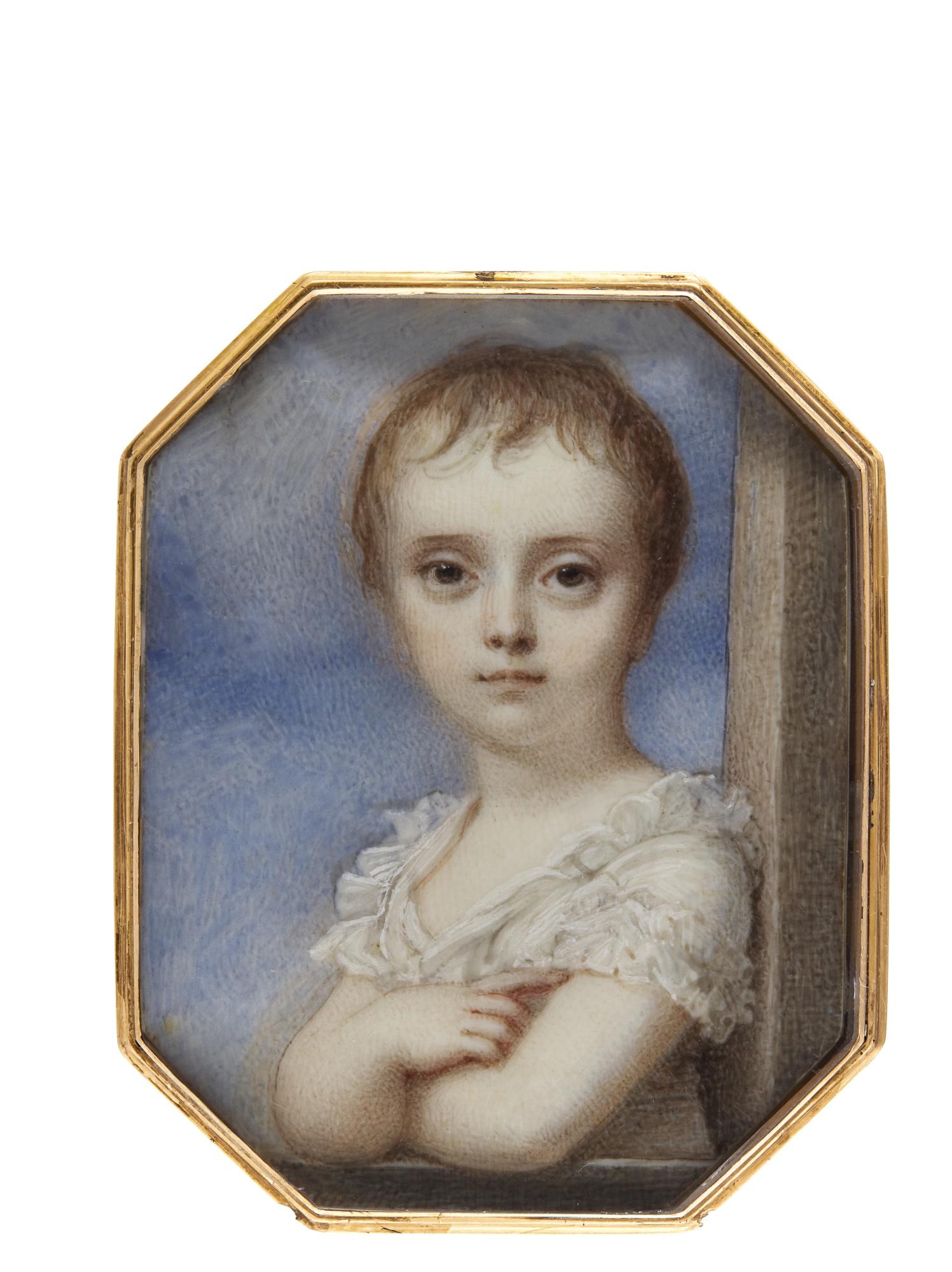 Portrait Of A Young Boy, Circa 1800 by Richard Cosway, R.A. | Art.Salon