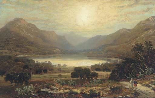 Figures in a Highland landscape; and An approaching storm by Robert ...