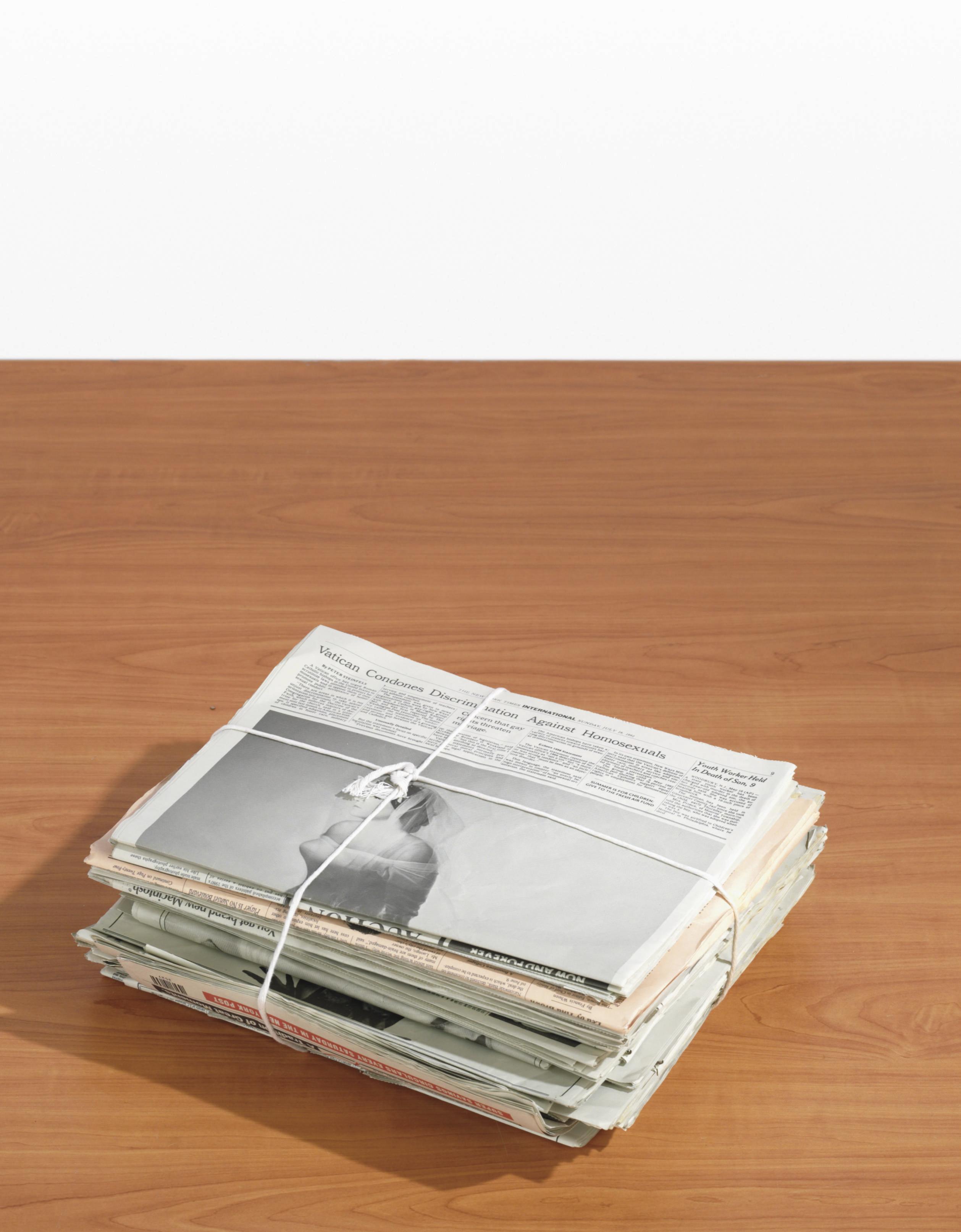 Newspaper by Robert Gober | Art.Salon