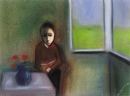 Seated Figure by Robert Henry Dickerson | Art.Salon