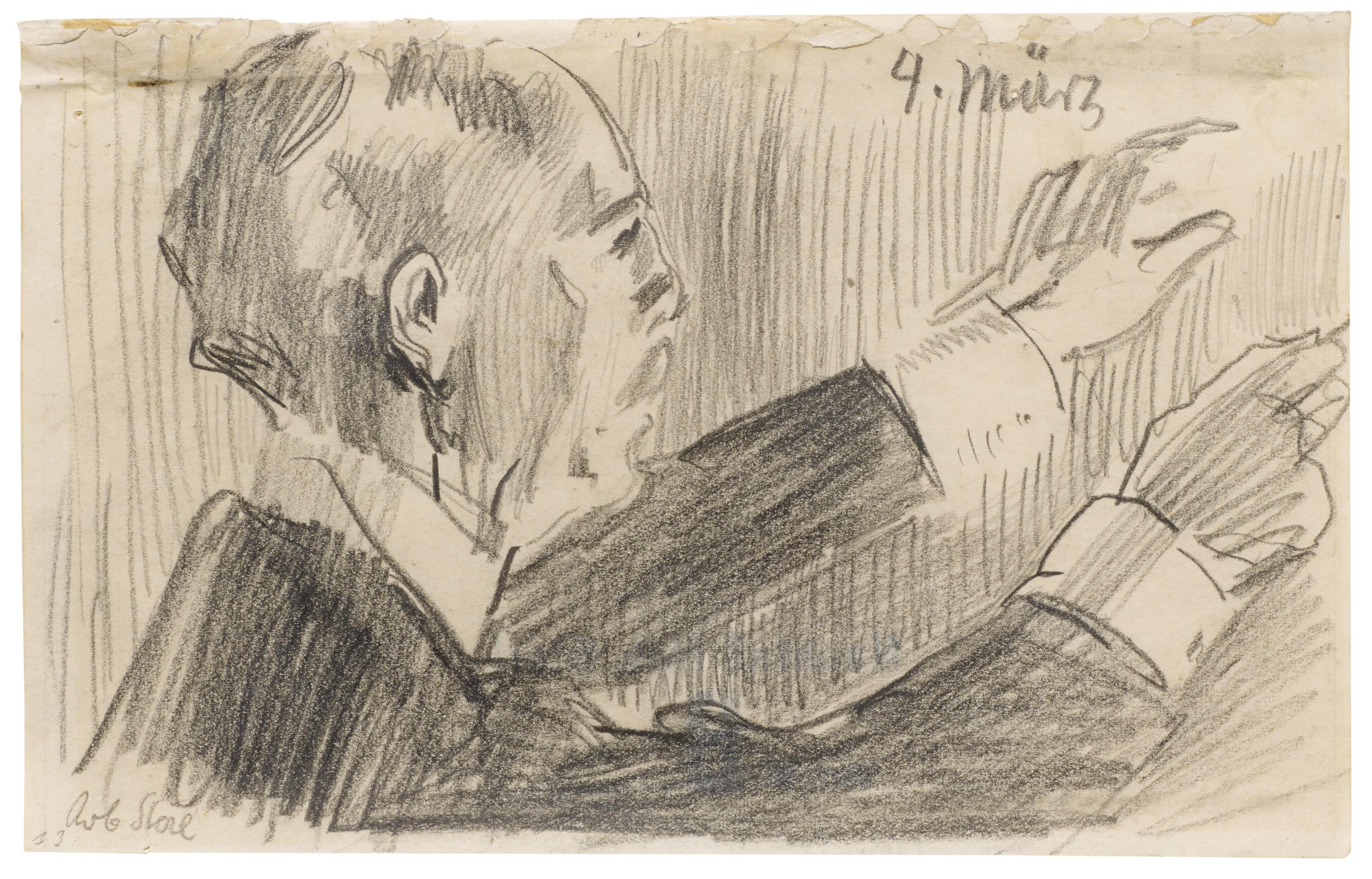 Ernst von Schuch dirigierend. by Robert Hermann Sterl | Art.Salon