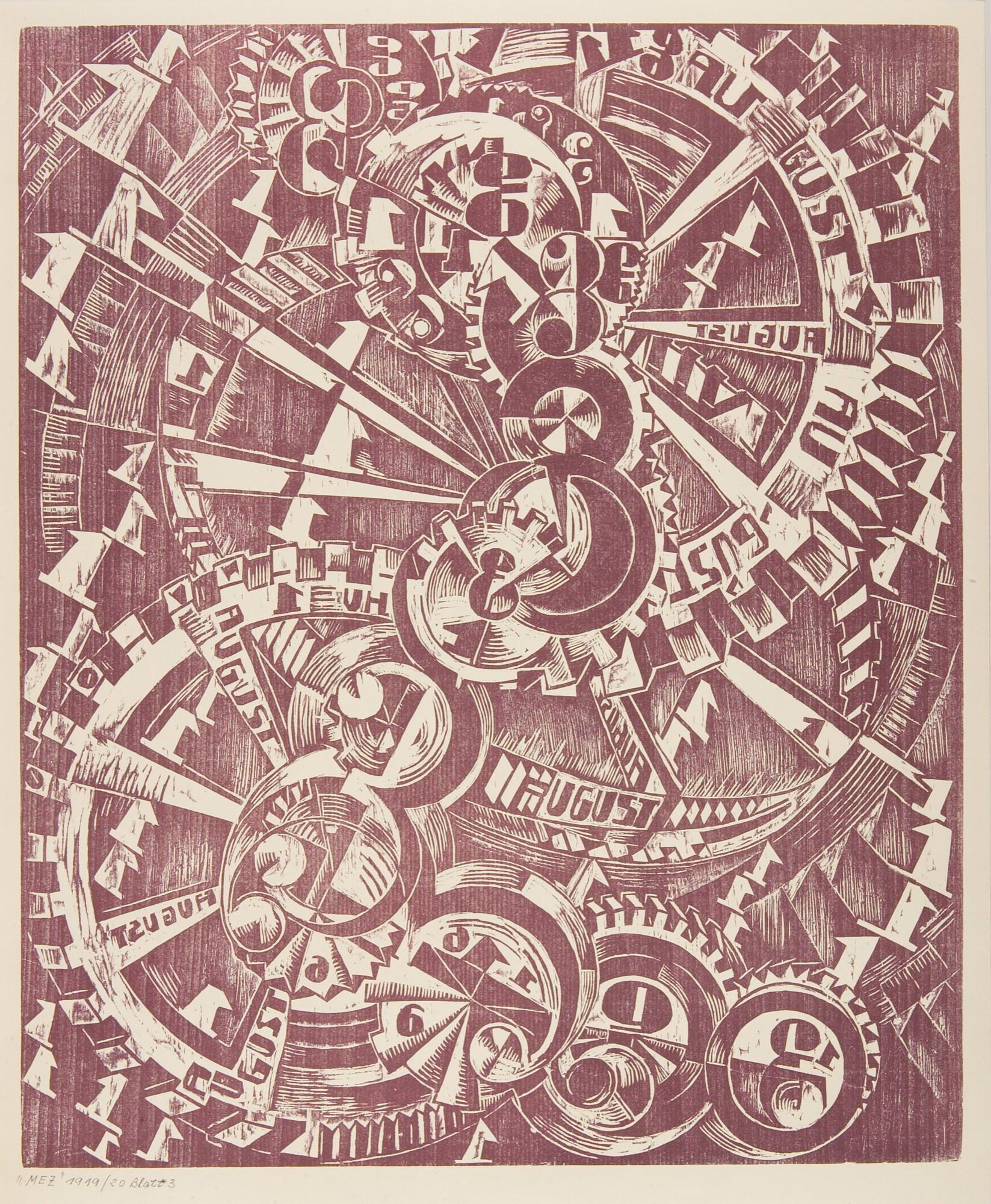 4 Bll.: „MEZ“ (Mitteleuropäische Zeit). by Robert Michel | Art.Salon